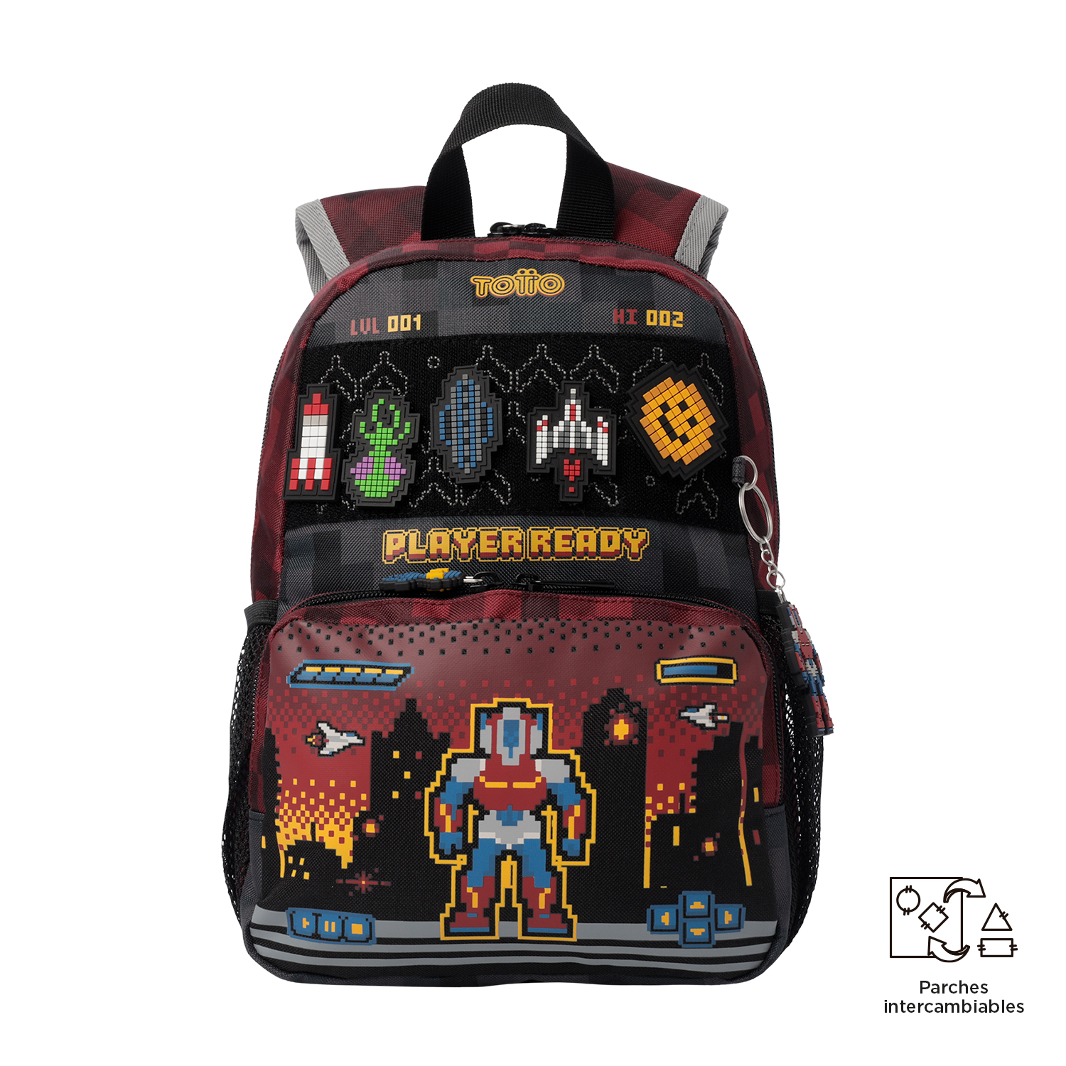 Ripley - Mochila Escolar para Niño Digibot Pequeña Totto
