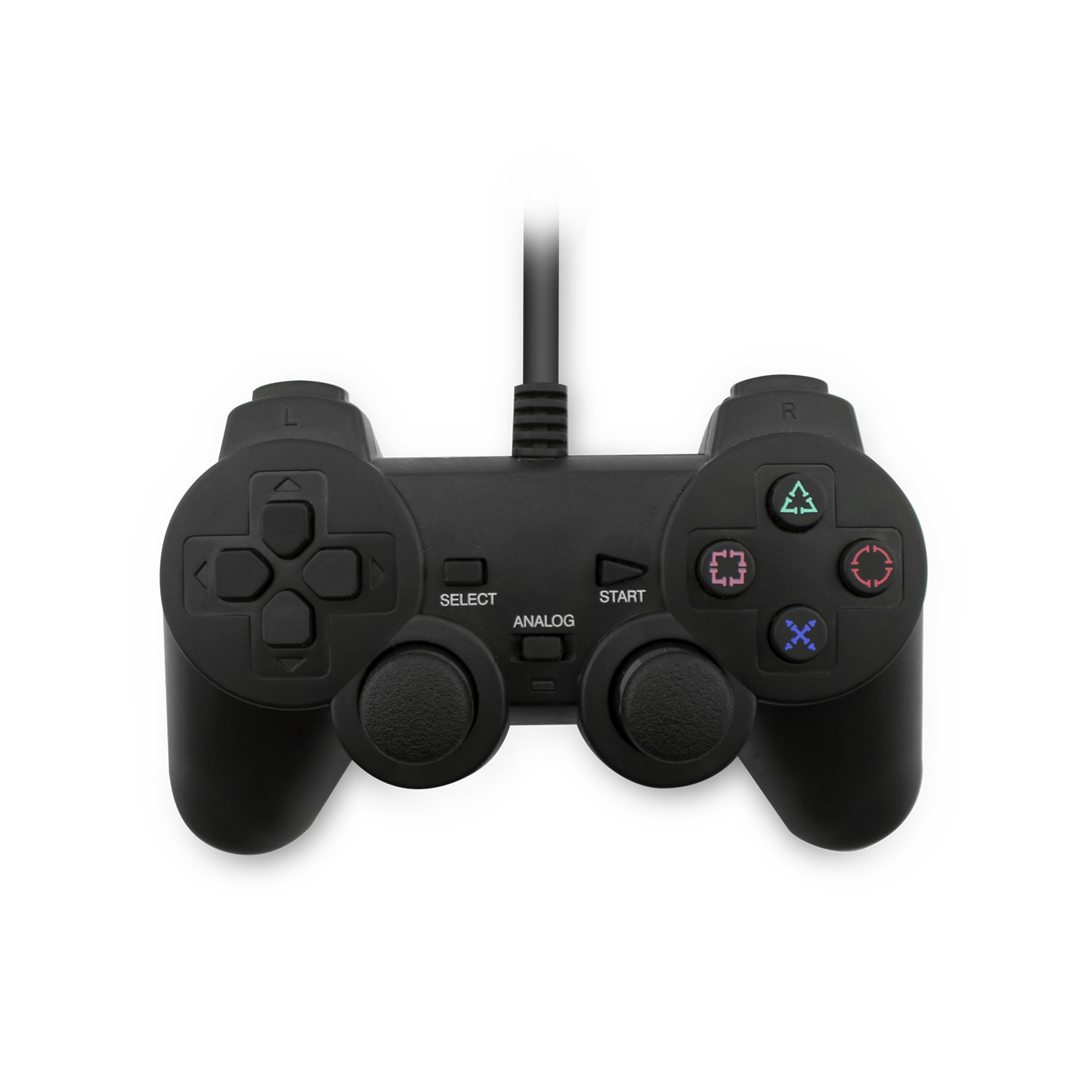 Ripley - JOYPAD USB DOUBLE VIBRATION PC BLACK
