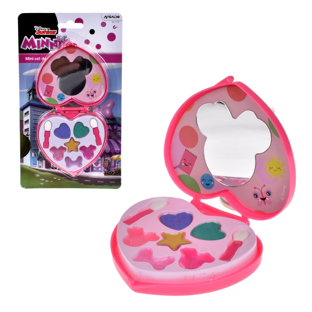 Ripley - MINI PUPA CORAZON CON COSMETICOS MINNIE