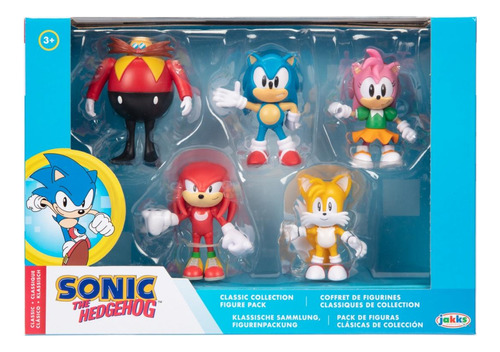 Ripley - PACK 5 FIGURAS DE 6 CMS SONIC