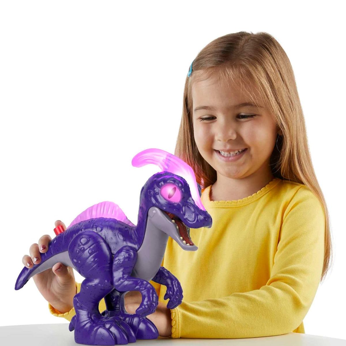 PLAYSET IMAGINEXT PARASAUROLOFUS DELUXE CON LUCES Y SONIDOS