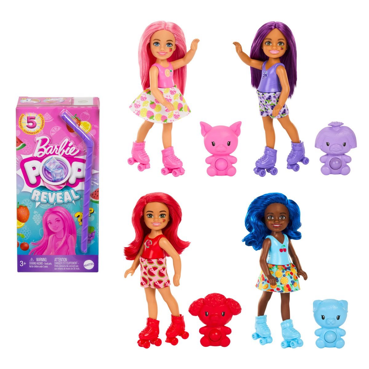 Ripley - BARBIE POP REVEAL MUÑECA SERIE DE FRUTAS CHELSEA