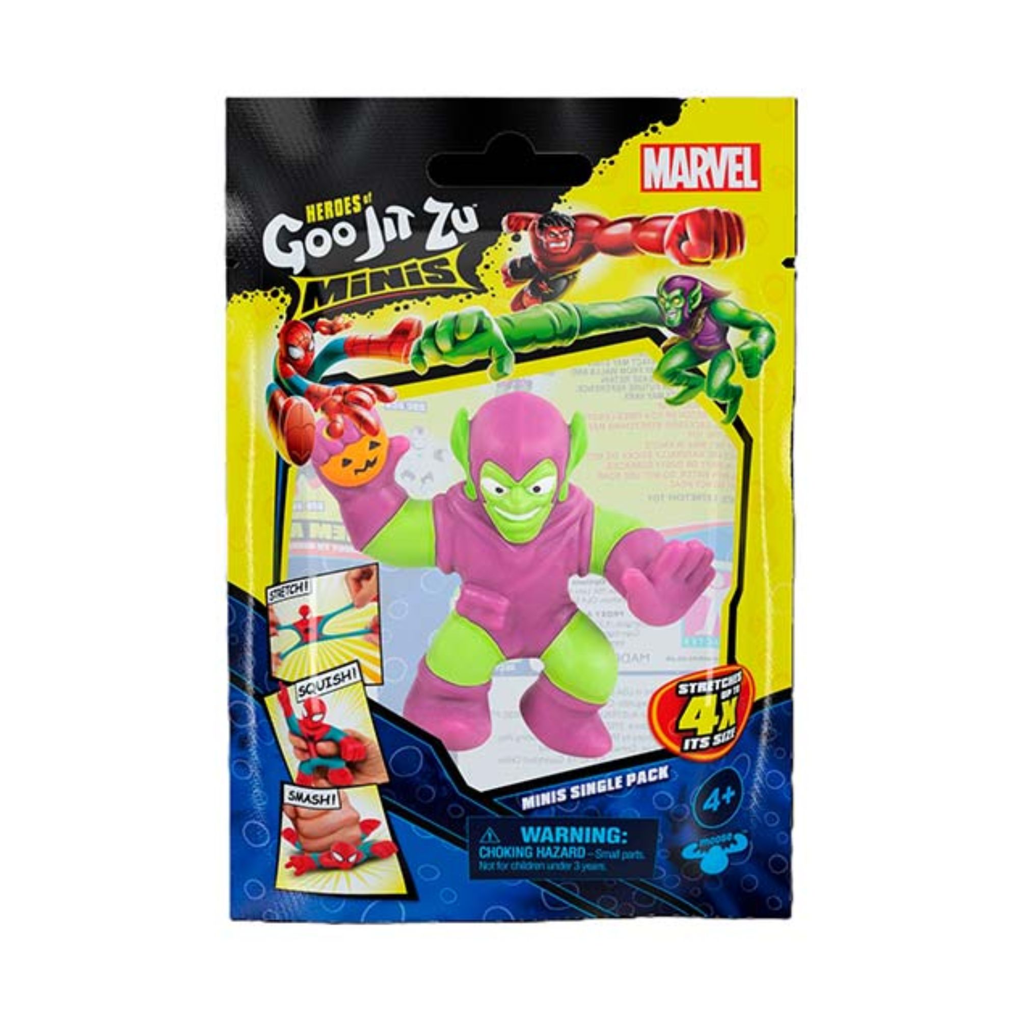 FIGURA DE ACCION HEROES OF GOO JIT ZU GREEN GOBLIN FLEXIBLE
