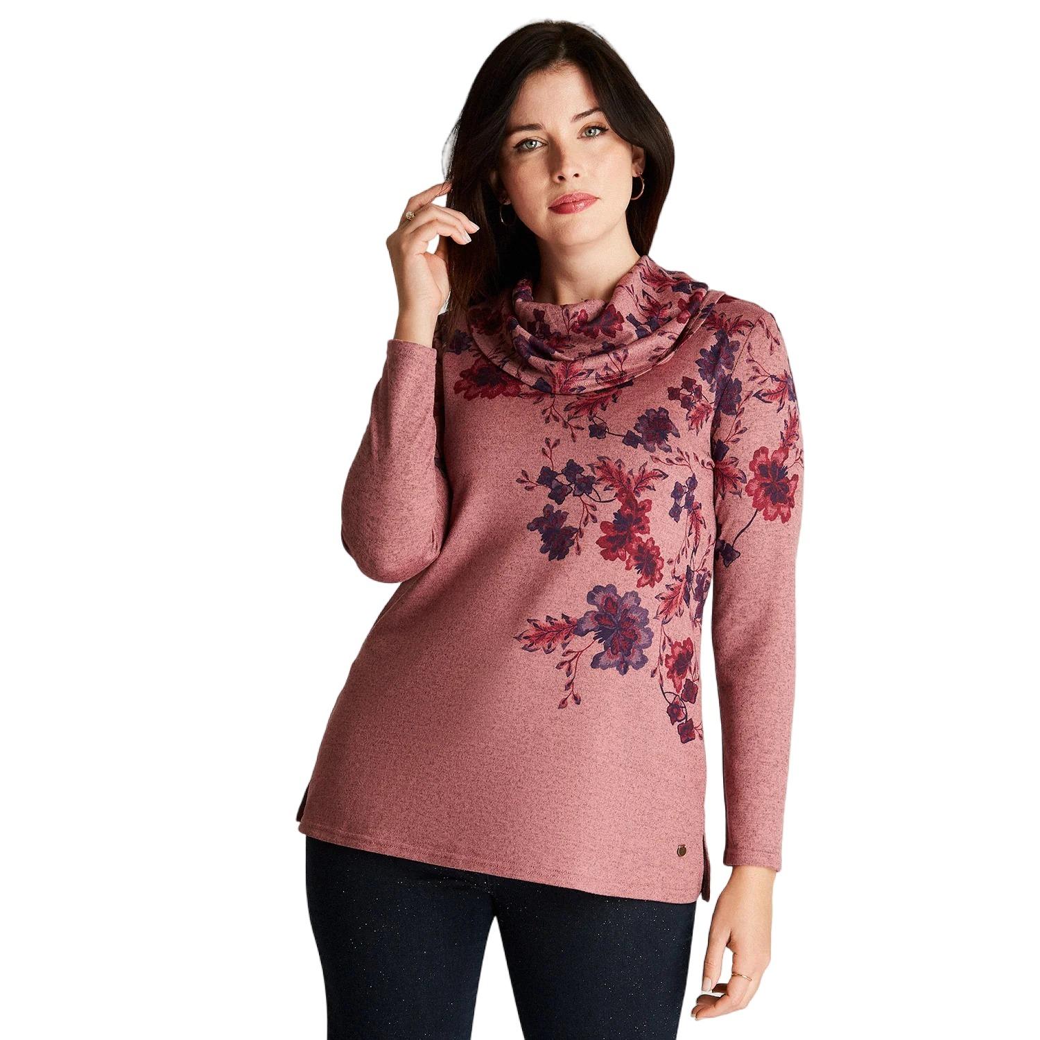 Ripley - POLERA CAMANT ROSA MANGA LARGA CUELLO TORTUGA