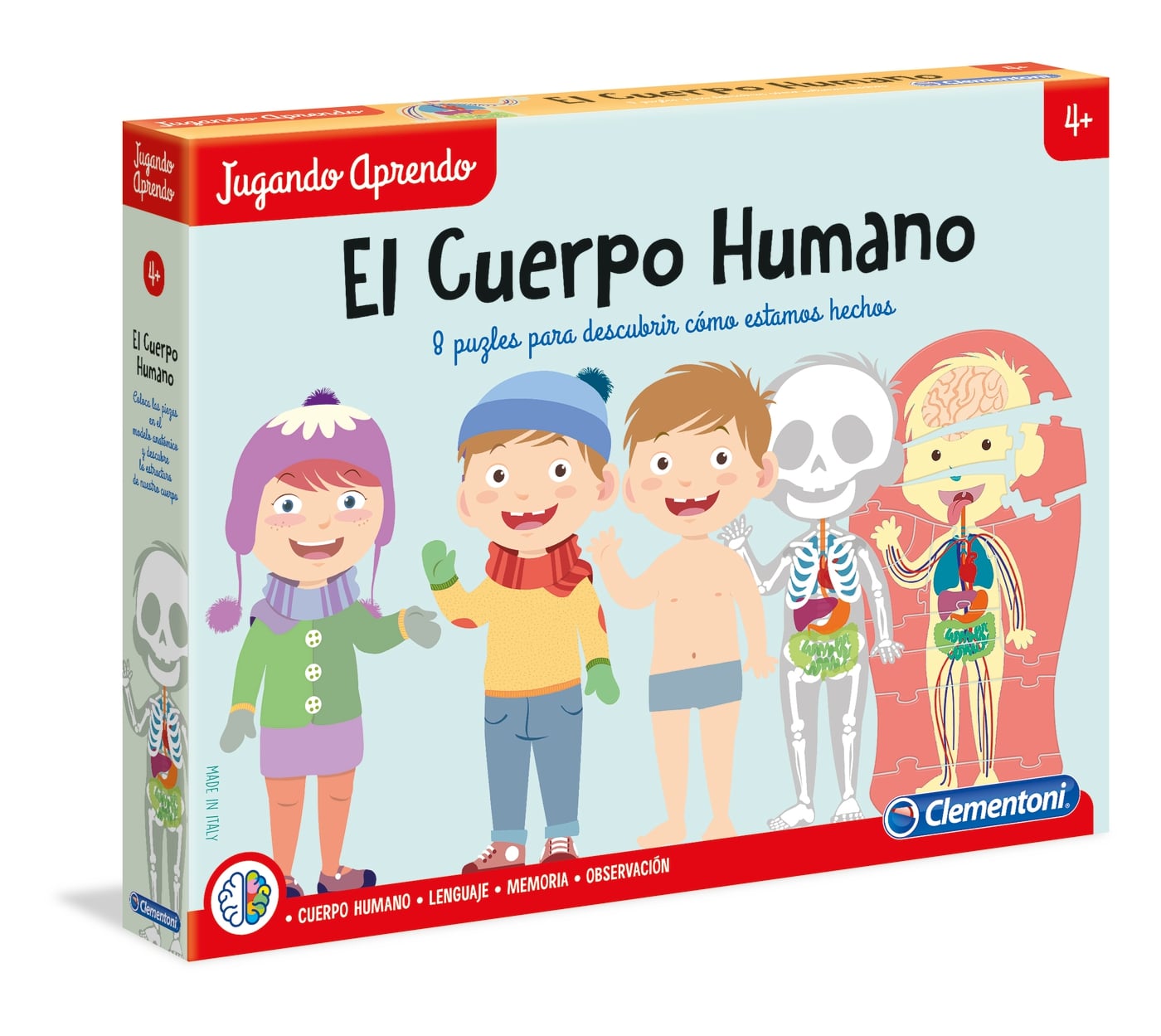 JUEGO EDUCATIVO CLEMENTONI EL CUERPO HUMANO