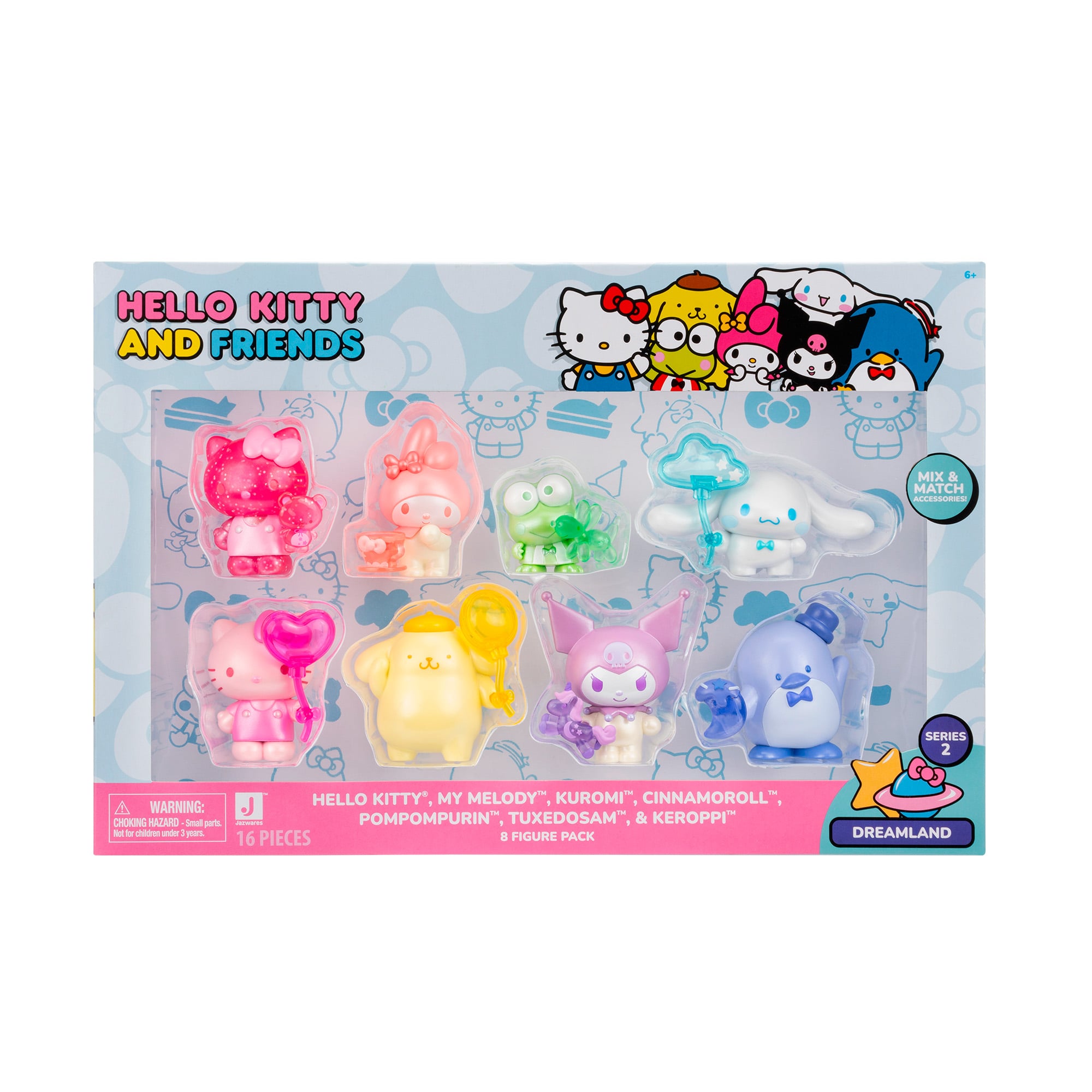 PACK DE 8 FIGURAS HELLO KITTY