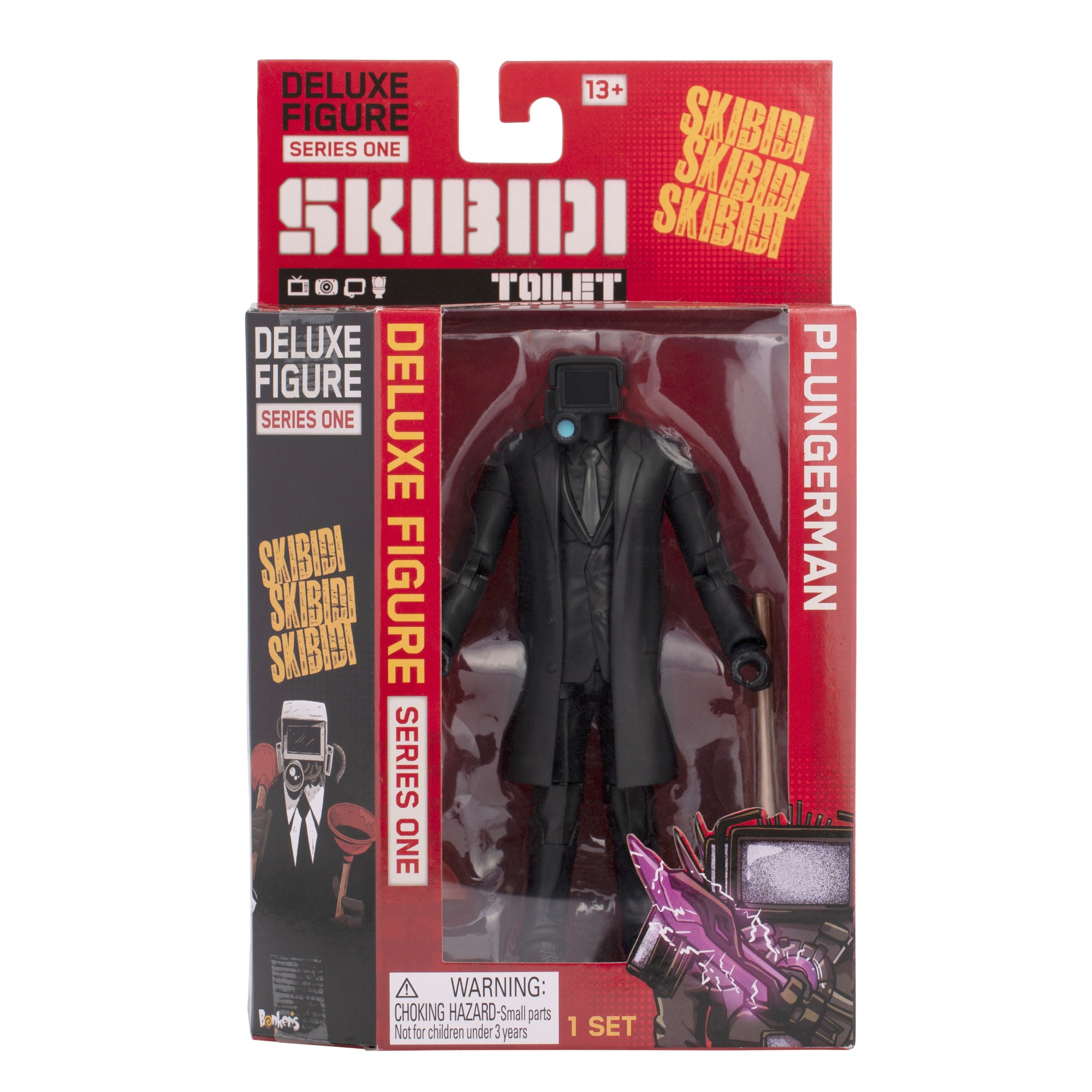 FIGURA COLECCIONABLE 15 CM PLUNGERMAN SKIBIDI TOILET