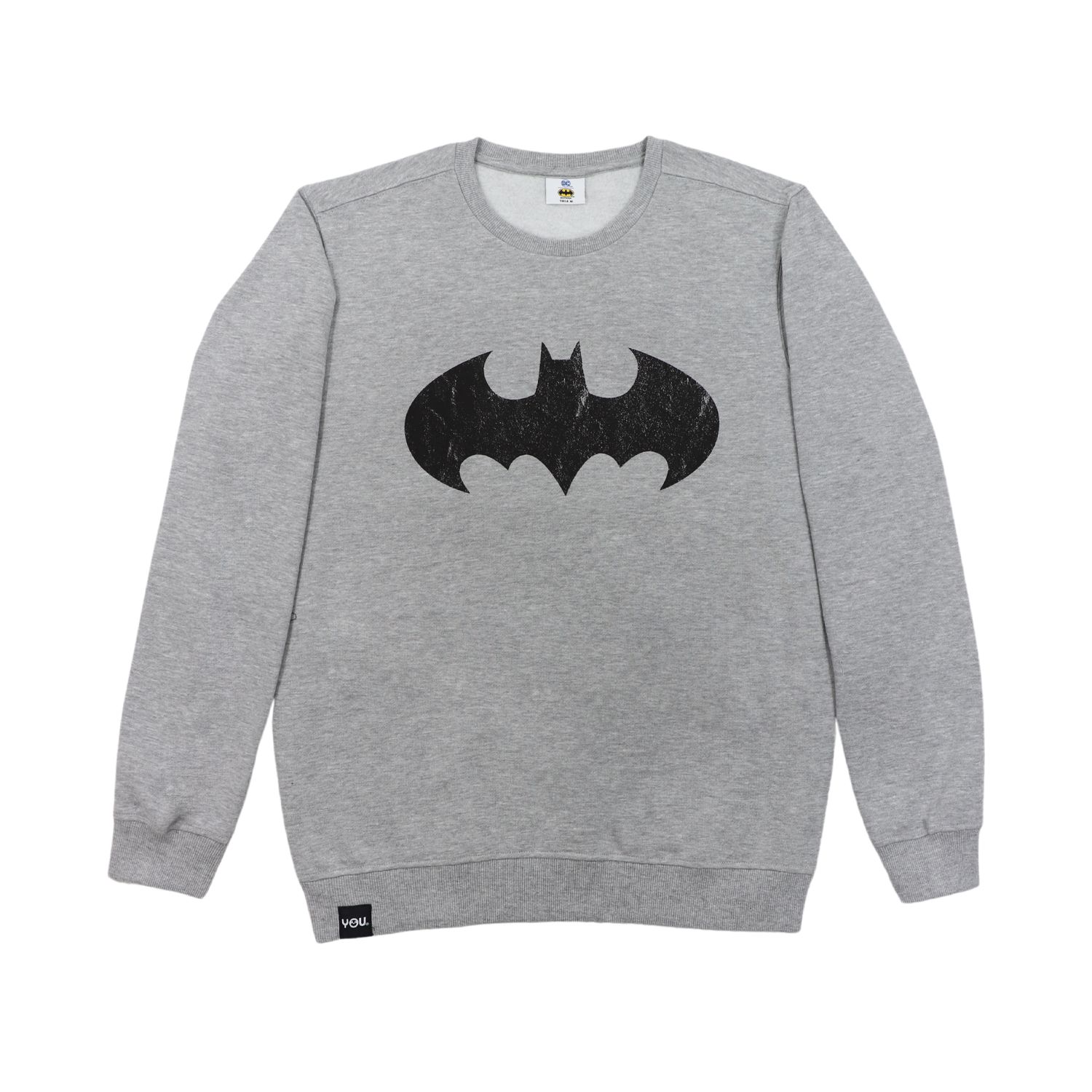 Ripley - POLERON HOMBRE BATMAN LIGA JUSTICIA GRIS OSCURO DC COMICS