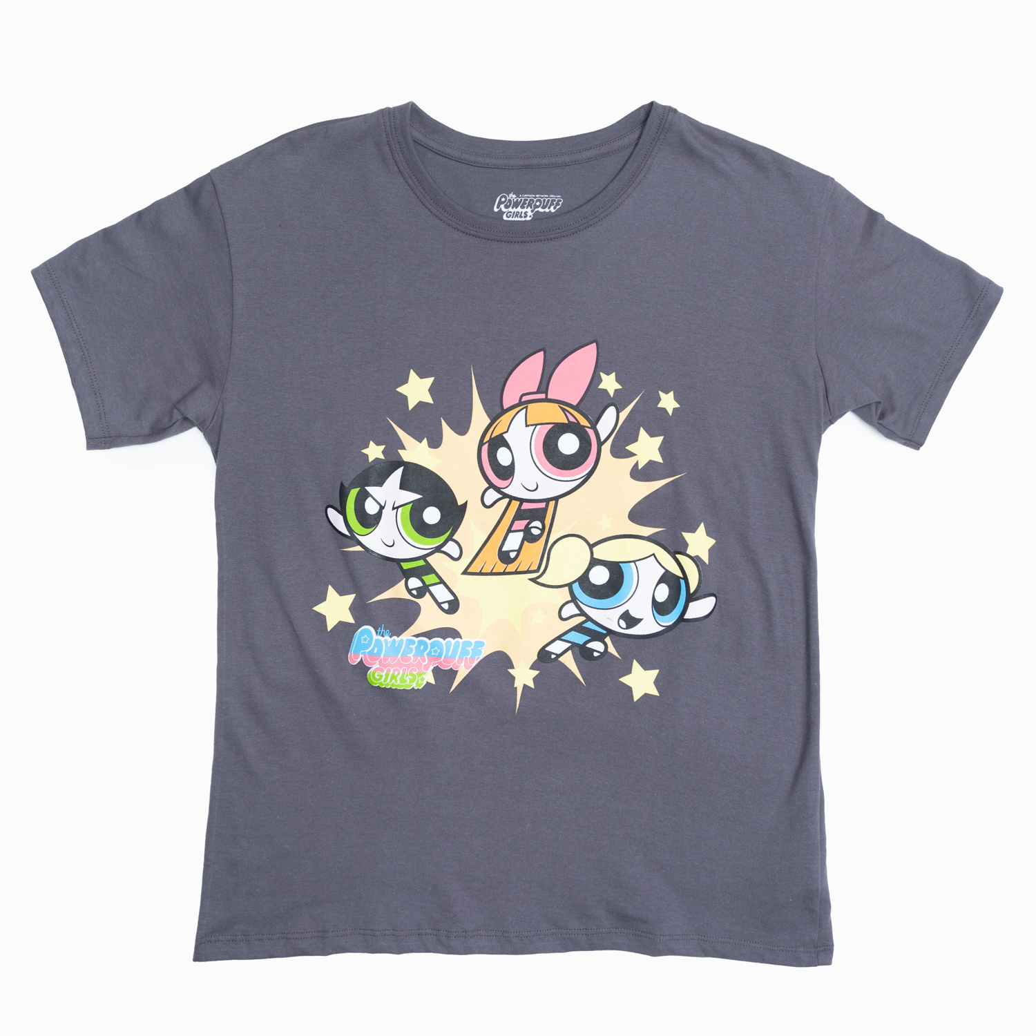 Ripley - POLERA MUJER CHICAS SUPERPODEROSAS GRIS CARTOON NETWORK I