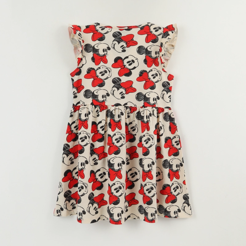 VESTIDO SIN MANGA Y COLLET NIÑA PRINT MINNIE BEIGE DISNEY
