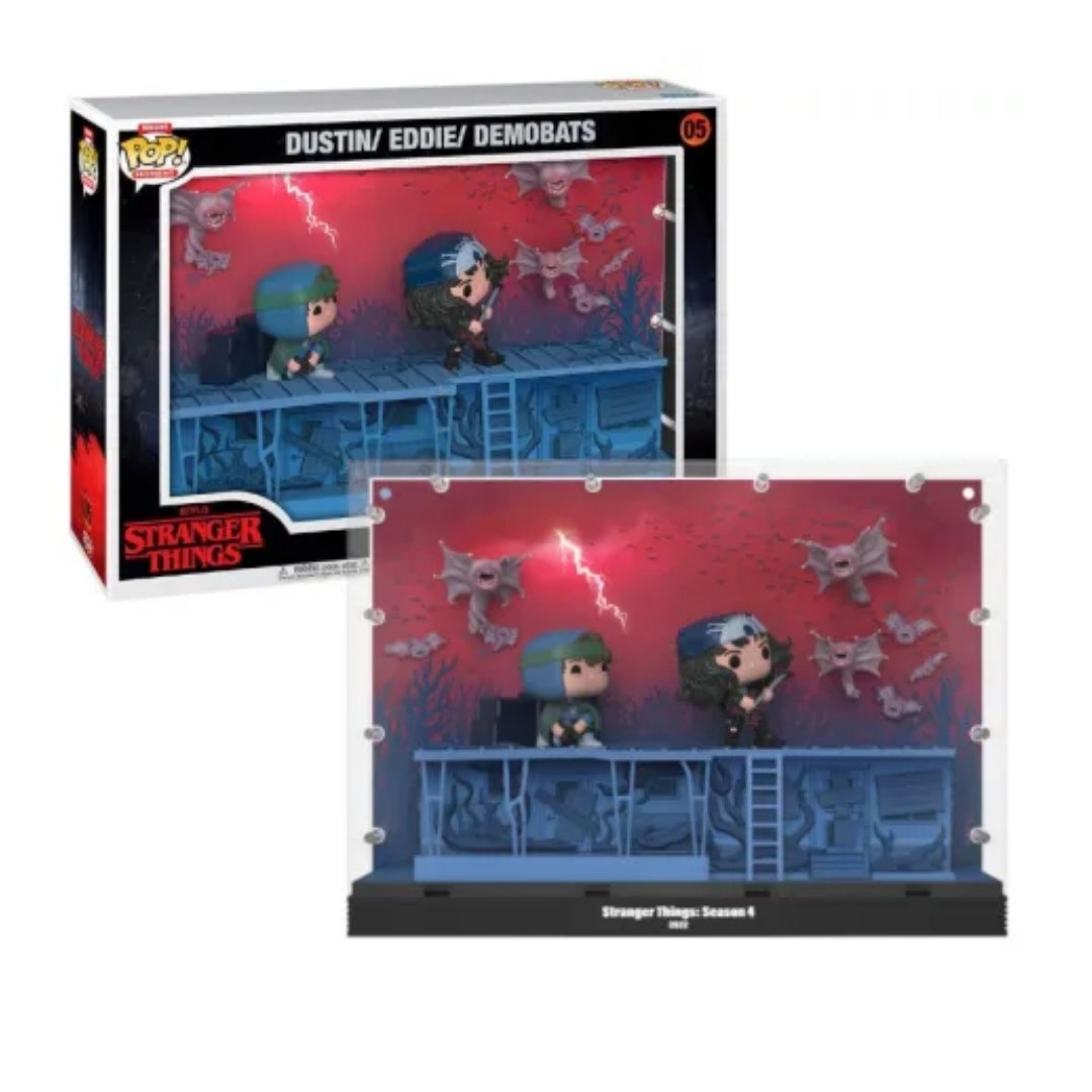 Ripley - FUNKO POP MOMENT STRANGER THINGS S4 DUSTIN EDDIE DEMOBATS 05