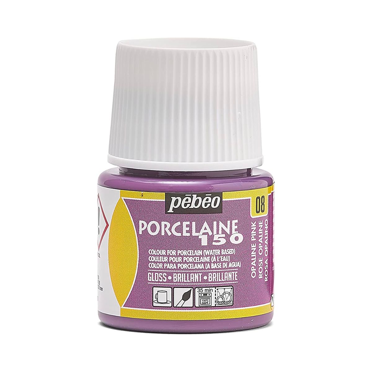 Ripley - PINTURA PEBEO 08 ROSA OPALINO PORCELAINE 150 DE 45 ML
