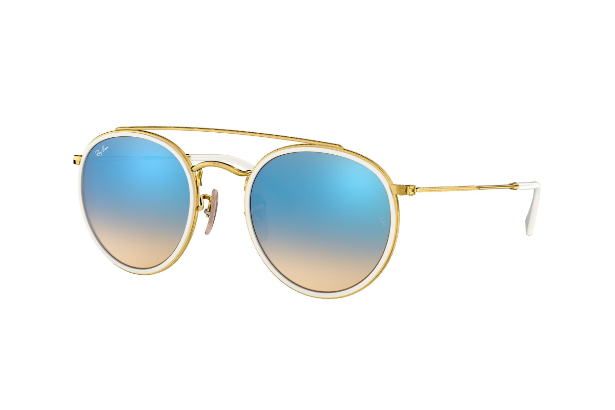LENTES SOL RAY-BAN BROWN GRADIENT MIRROR BLUE