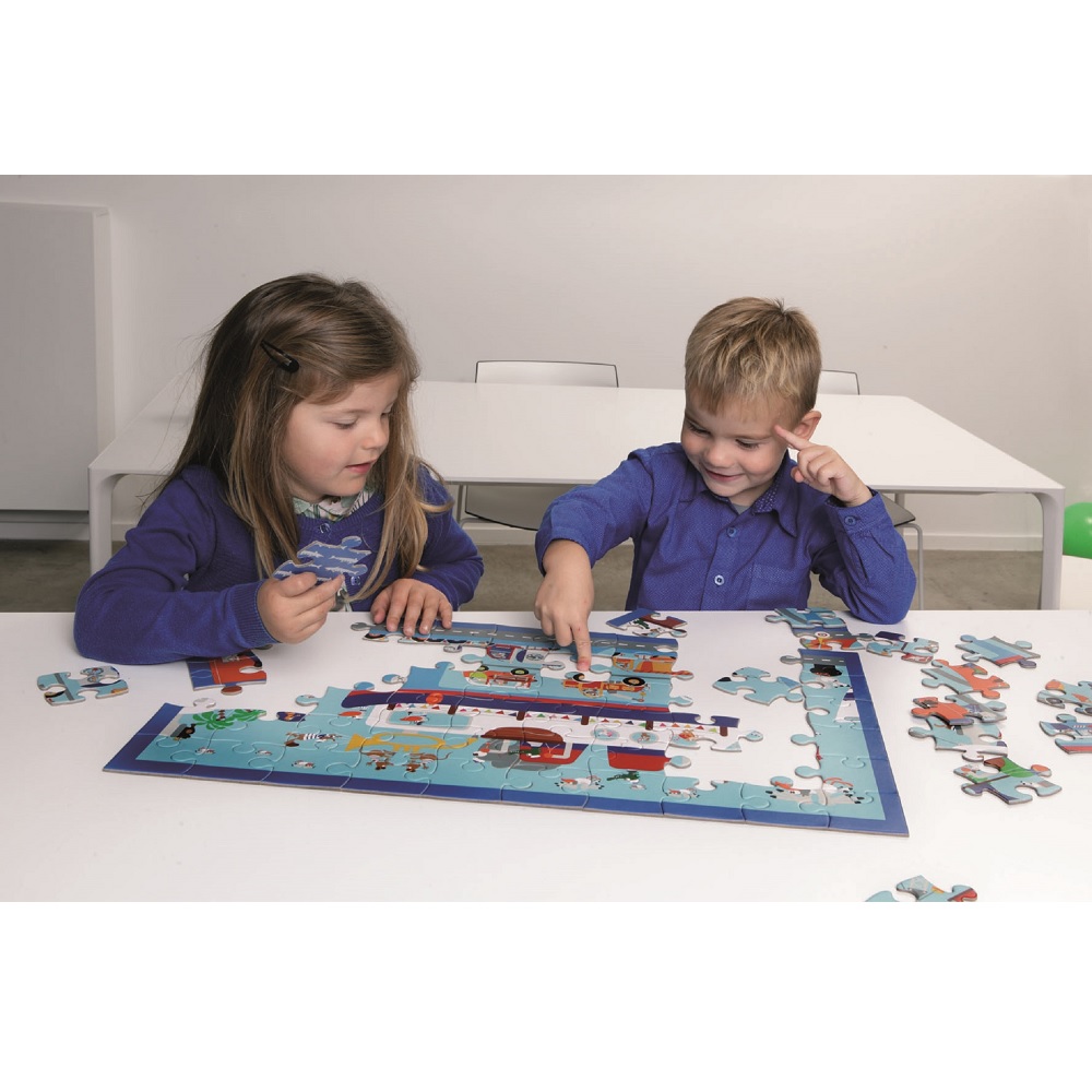 PUZZLE SCRATCH EUROPE 60 PCS FERRY