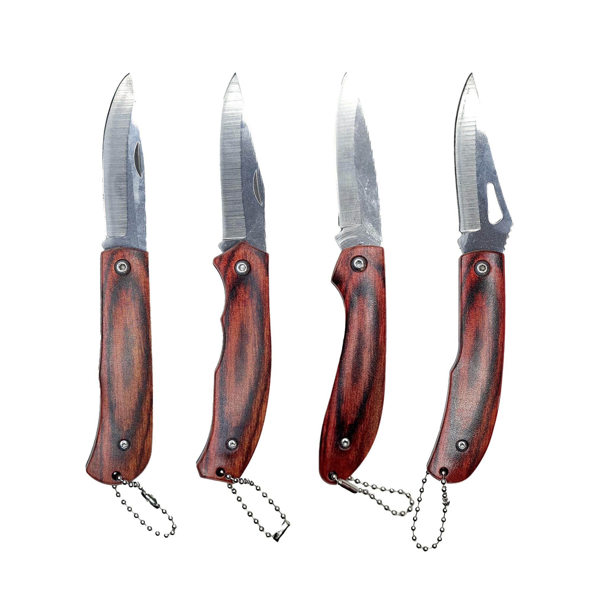 Ripley - SET FORCE CUCHILLO NAVAJAS BOLSILLO PLEGABLE MADERA ACERO ...