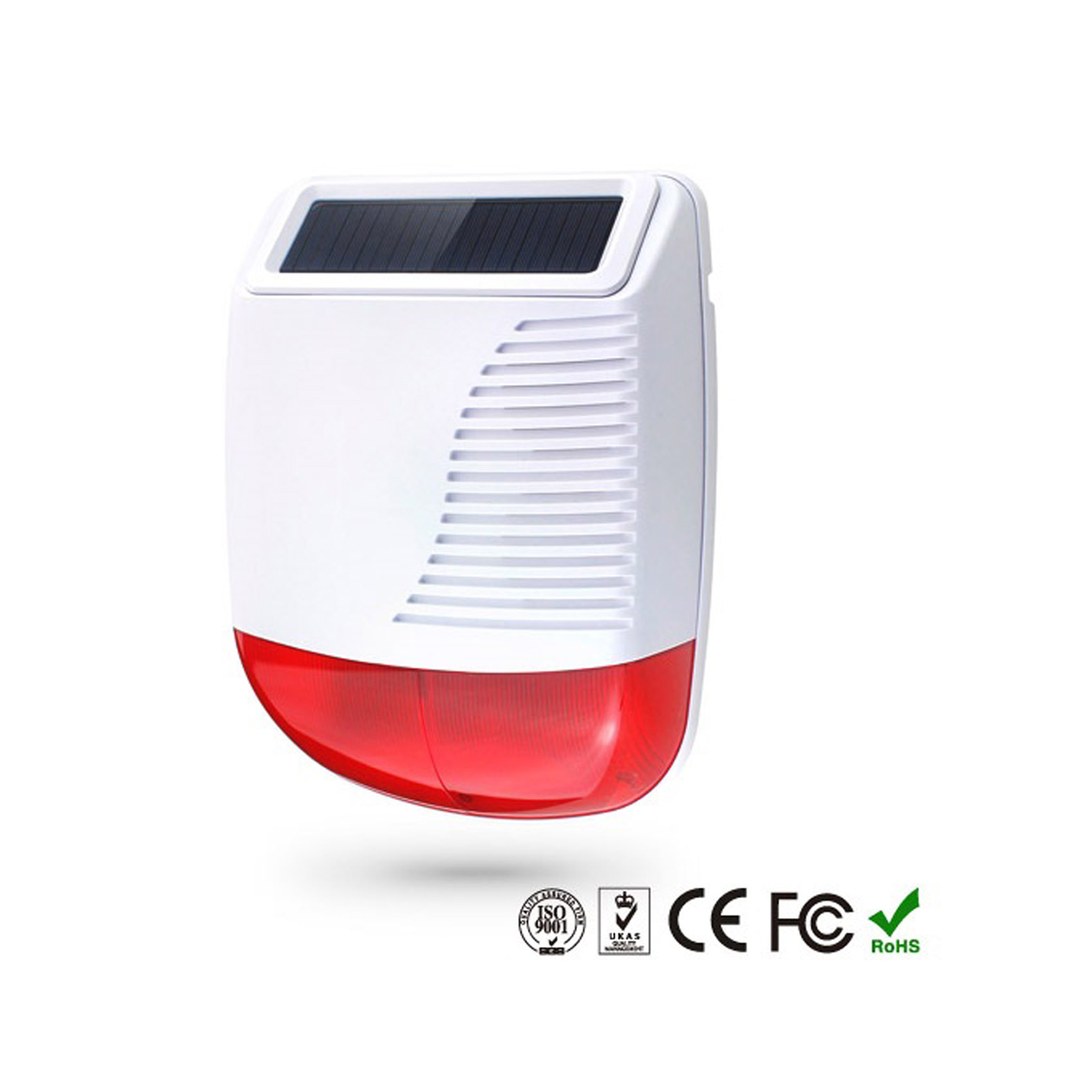Ripley - ALARMA SIRENA SOLAR DE EXTERIOR PARA CENTRAL DE ALARMA