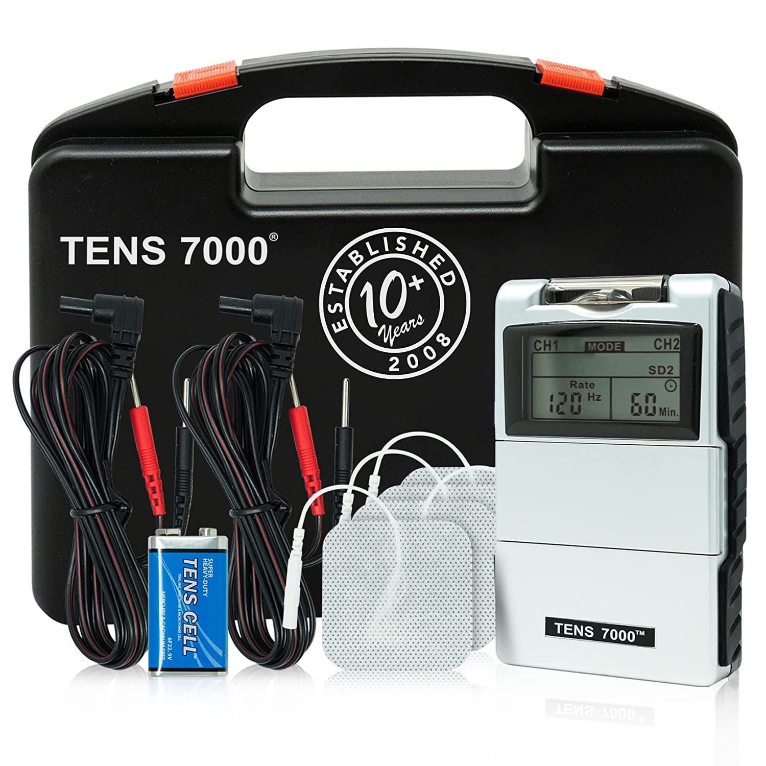 ESTIMULADOR ELECTRICO COMPASS HEALTH TENS 7000 2DA EDICION