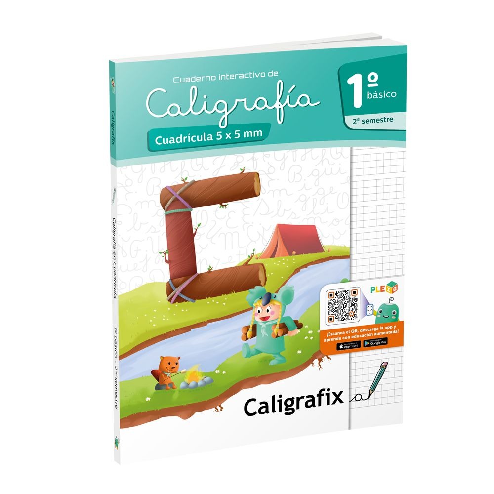 LIBRO CALIGRAFIA CUADRICULA 1 BÁSICO -2DO SEMESTRE - INTERACTIVO ...
