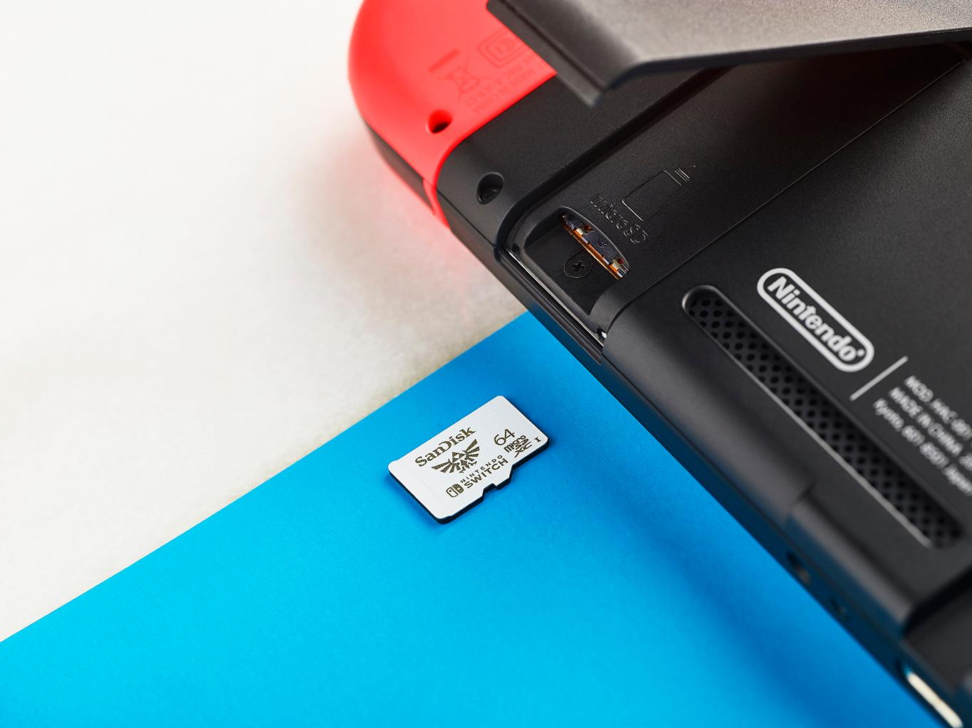 TARJETA MICROSD SANDISK PARA NINTENDO SWITCH 64GB