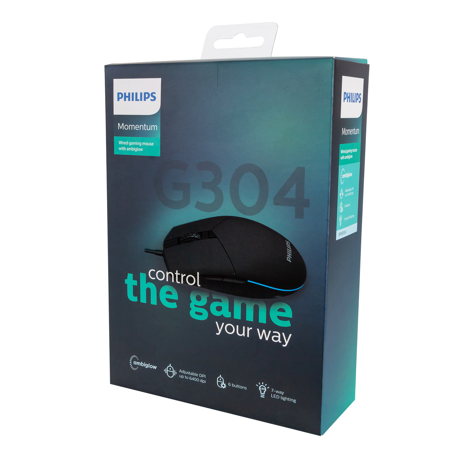 Ripley - SPK9304 MOUSE GAMER ALÁMBRICO PHILIPS 6 BOTONES