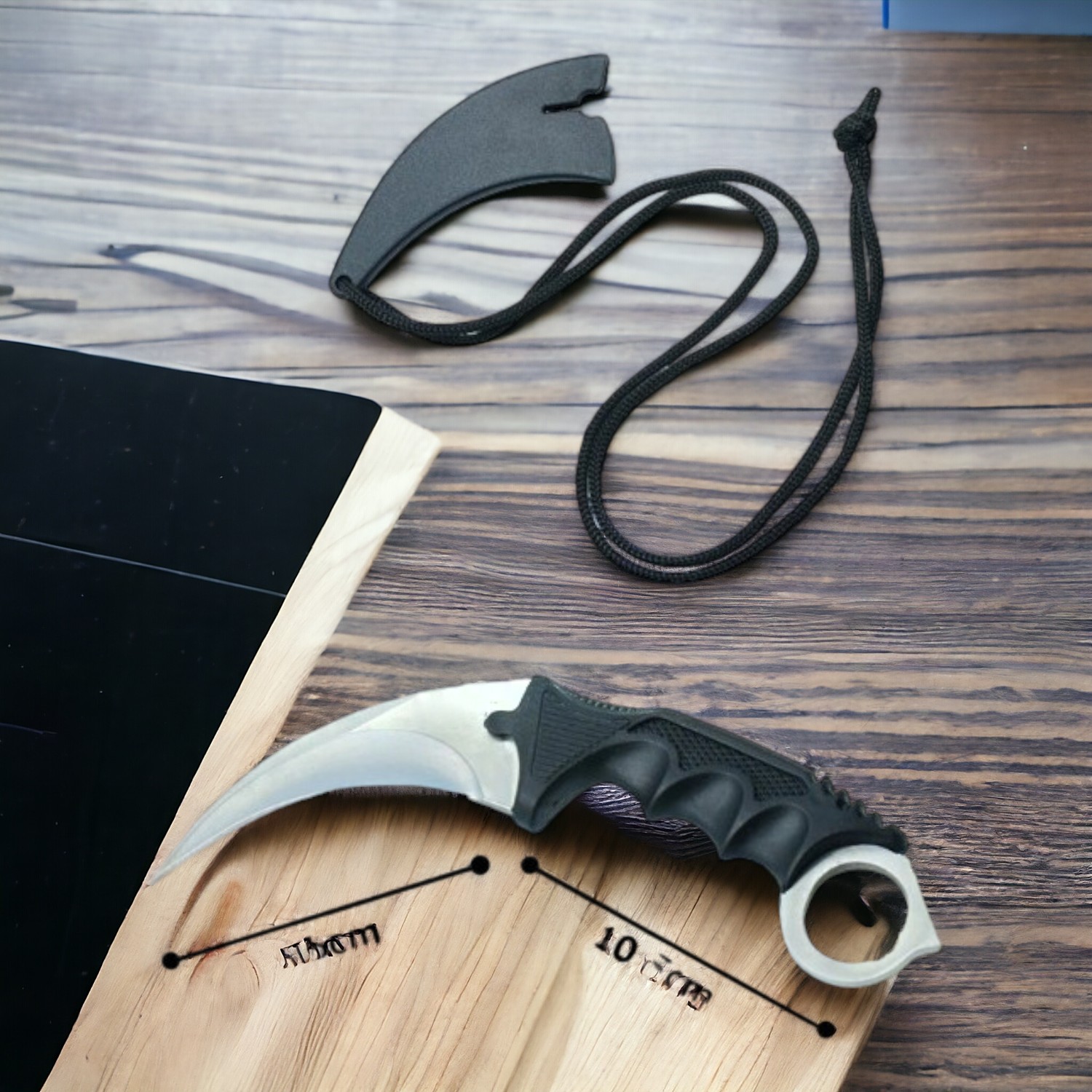 NAVAJA INVENCIBLE KARAMBIT STRIKE SILVER AN77 ACERO