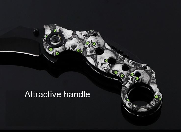 Ripley - NAVAJA INVENCIBLE KARAMBIT WHITE KILL ZOMBIE DESERT ÓP. AE42 ACERO