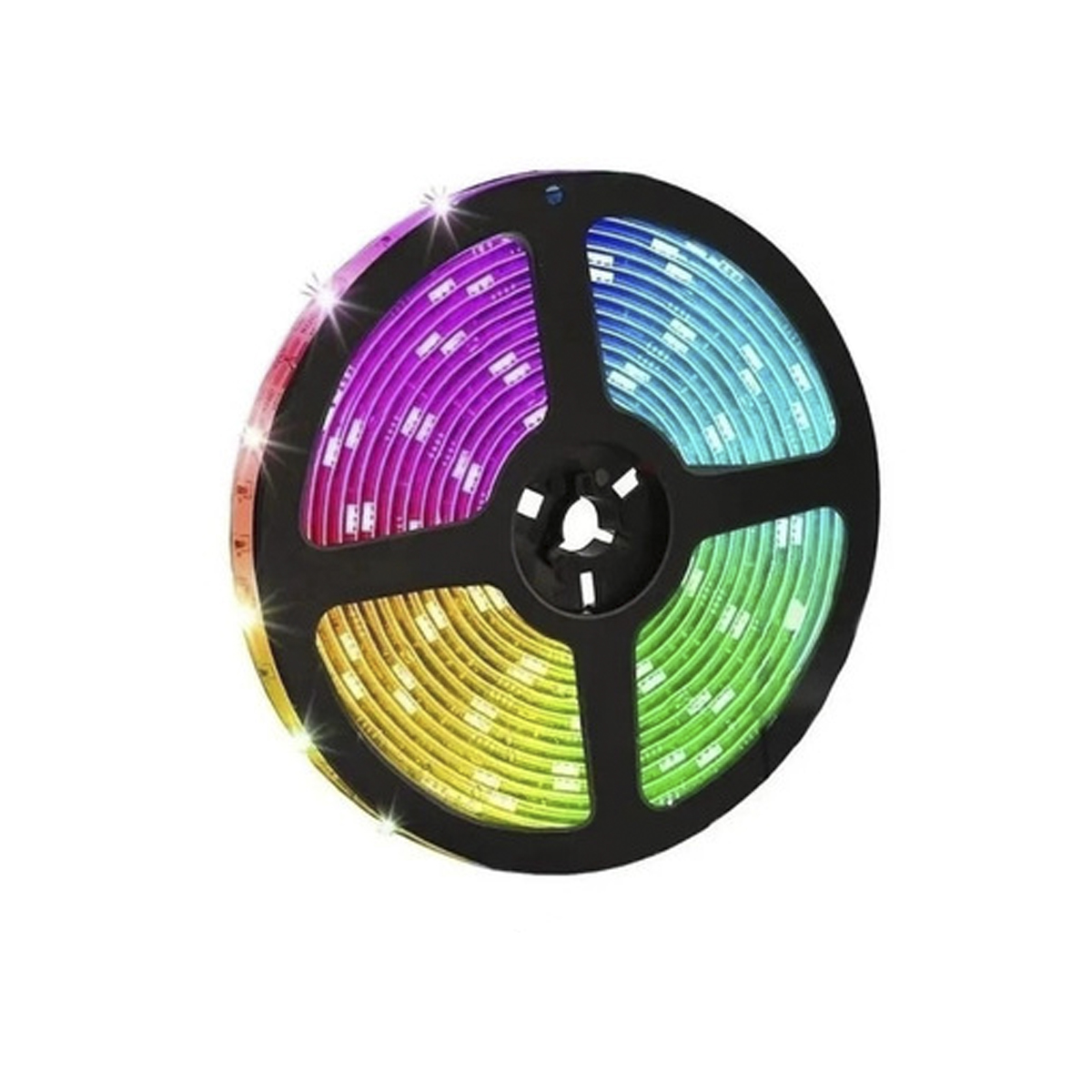 KIT ULTRA 19LEDRGB01 TIRA DE LUCES LED FULL RGB HIGH POWER 5 METRO ...
