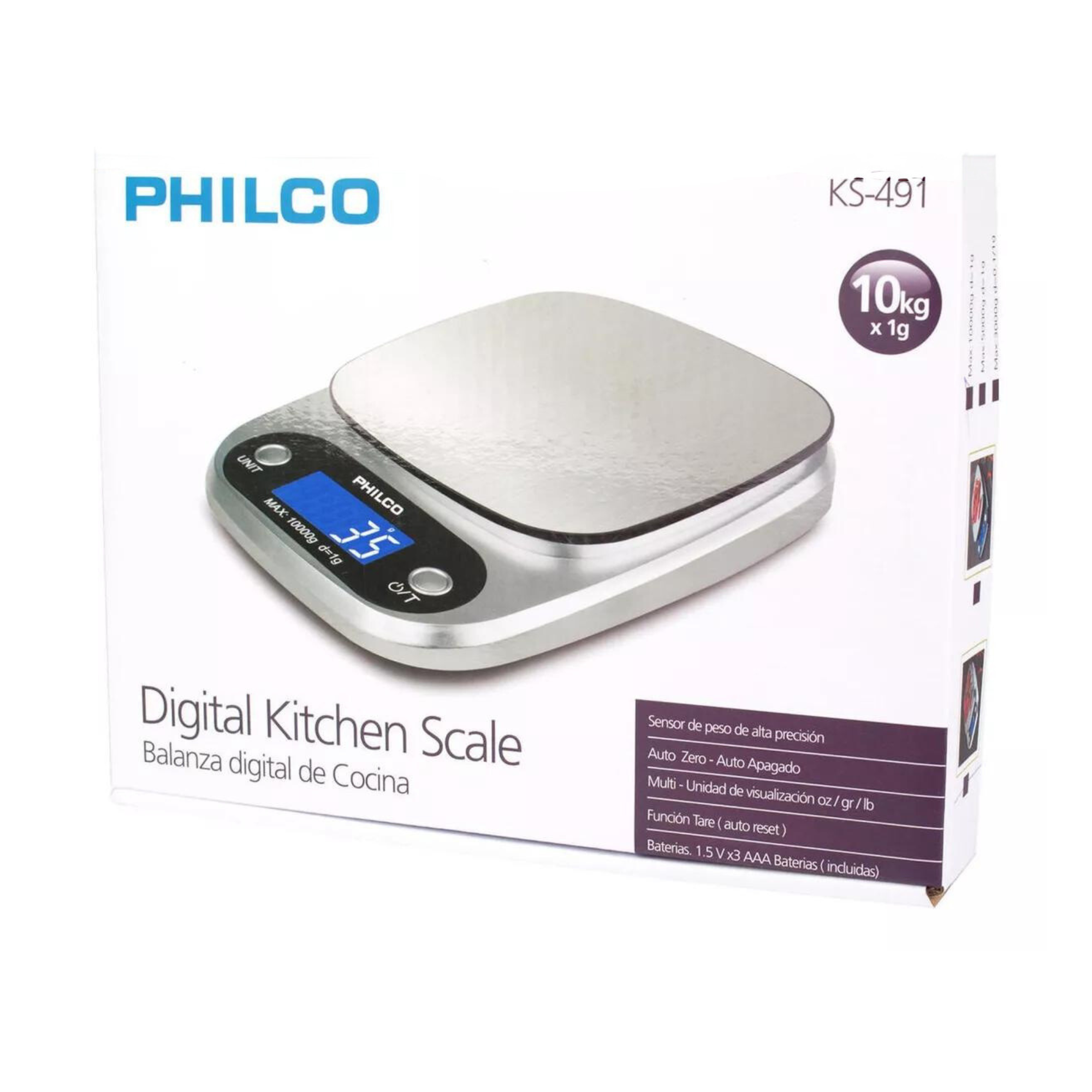 PESA BALANZA DIGITAL ALTA PRECISION CON PANTALLA LED 10K MAX