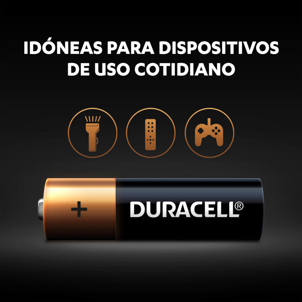 PILA DURACELL 41333016634 AA (DOBLE A) ALCALINA 1.5V DE LARGA DURACIÓN