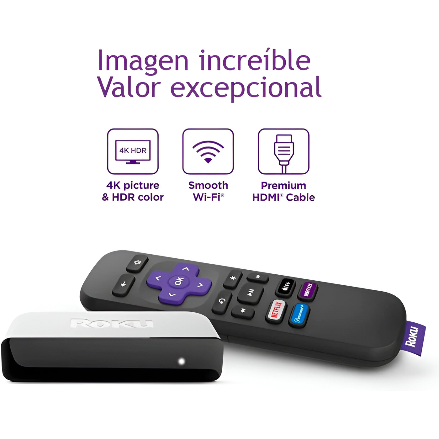 ROKU TV PREMIERE EDITION UHD 4K + HDR STREAMING TV QUAD-CORE