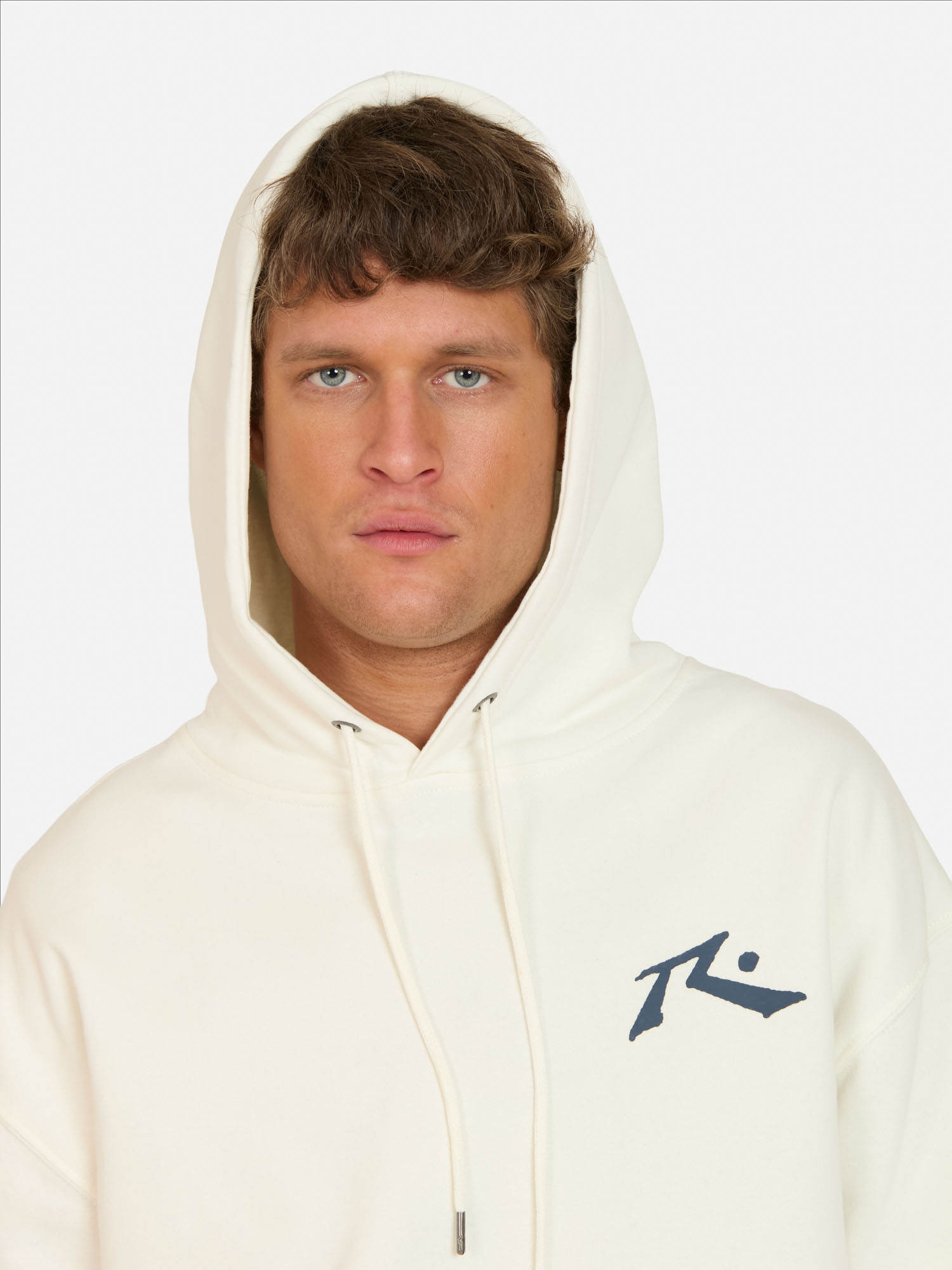 POLERON CANGURO BLAZE EN COLOR BLANCO HOMBRE RUSTY