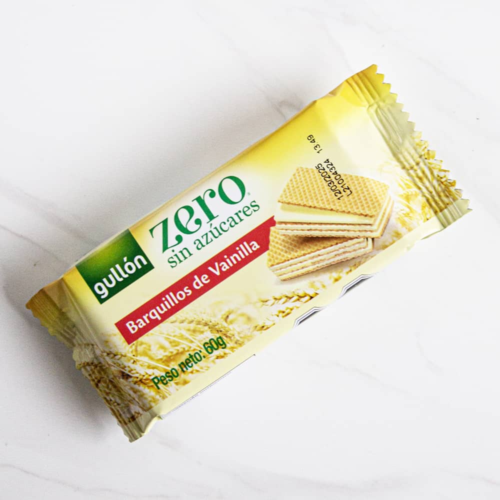 GALLETA ZERO OBLEA VAINILLA GULLON 60 GR