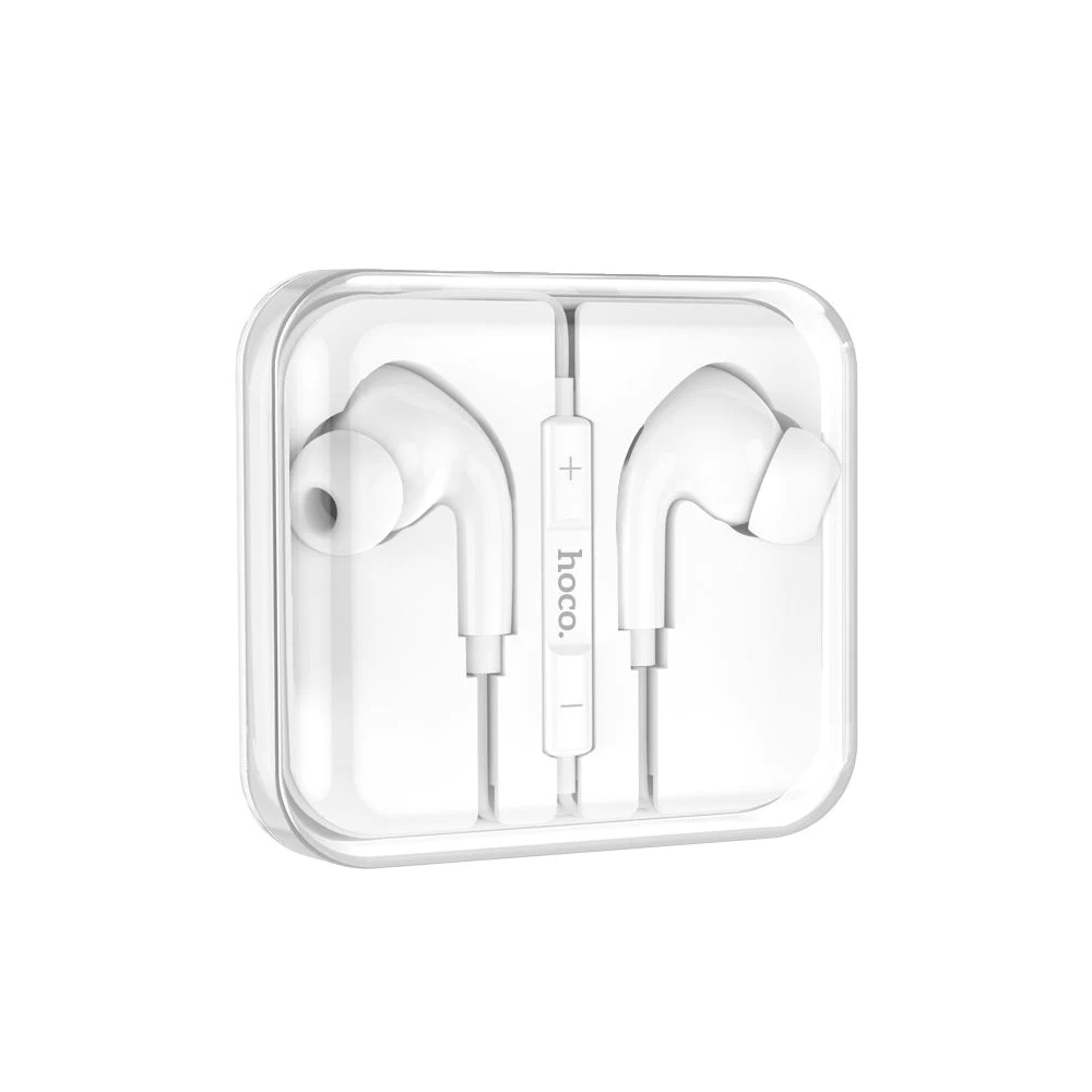 Ripley - AUDÍFONOS HOCO IN EAR M101 PRO CRYSTAL BLANCO CONECTOR JACK 3.5MM