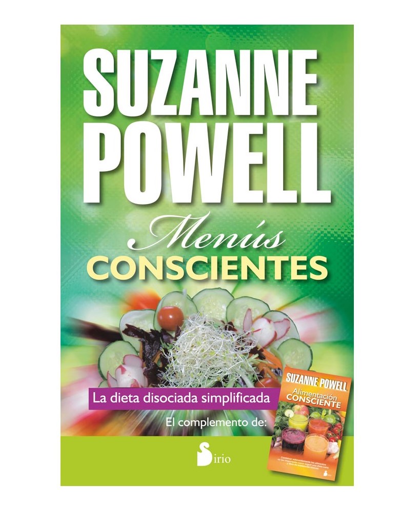 LIBRO MENUS CONSCIENTES - DIETA DISOCIADA SIMPLIFICADA - POWELL SUZANNE