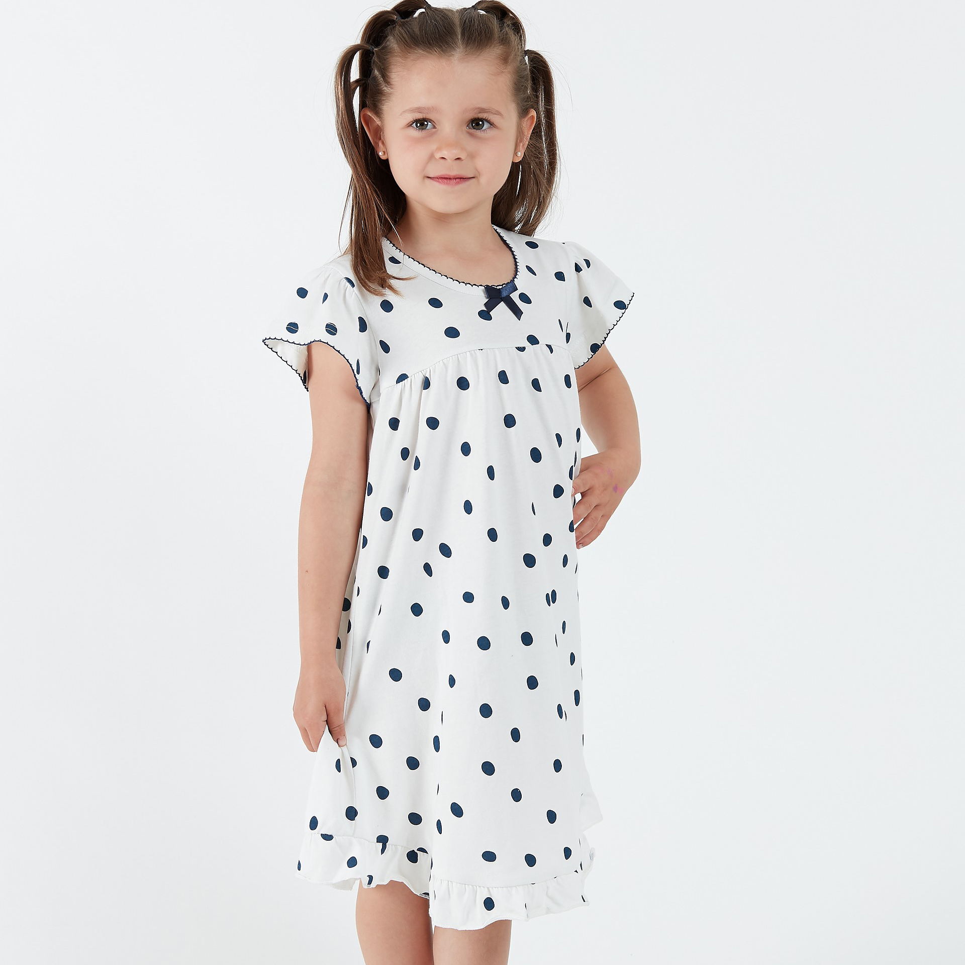 Ripley - CAMISA ALGODÓN NIÑA BBZ BARBIZON BLANCO BABY PAZ KIDS ESTAMPADO
