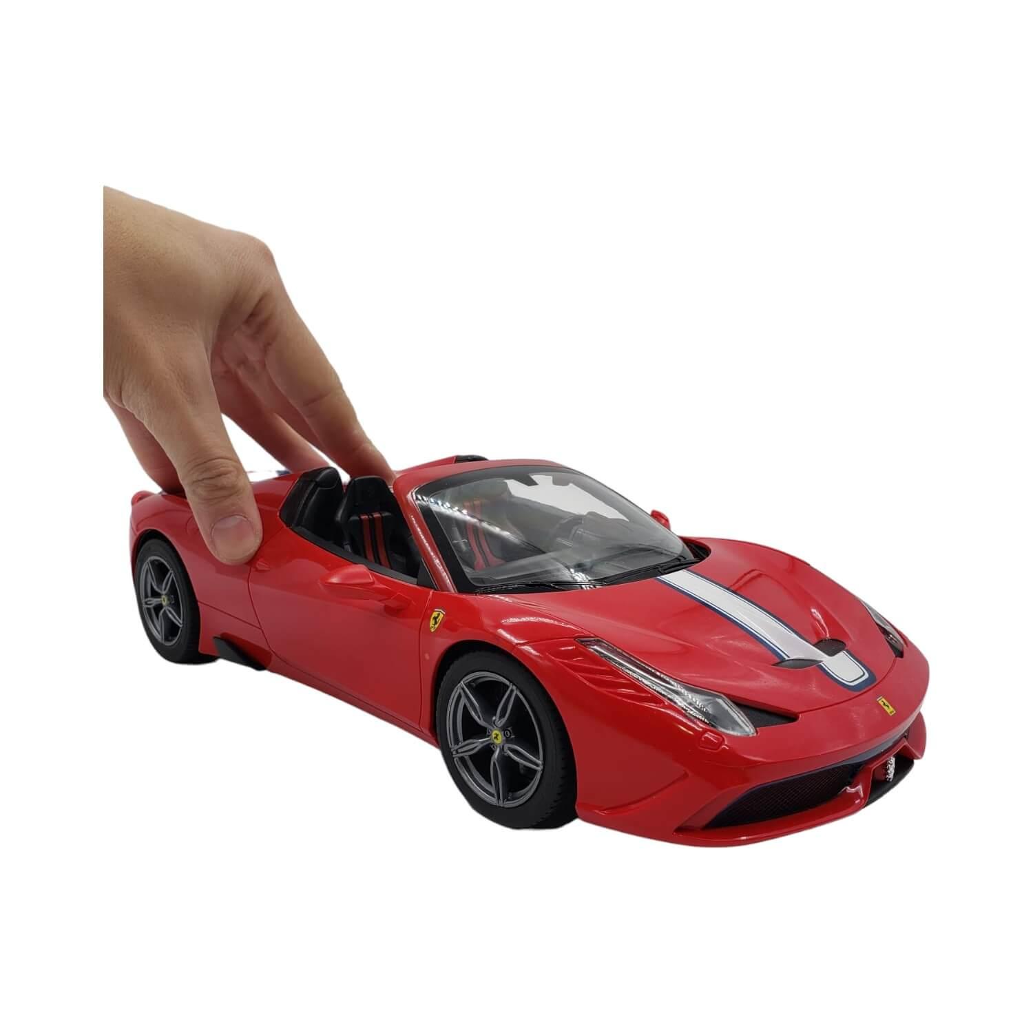 AUTO COLECCIÓN A CONTROL REMOTO RASTAR RA73400 ROJO FERRARI 458 SPECIALE