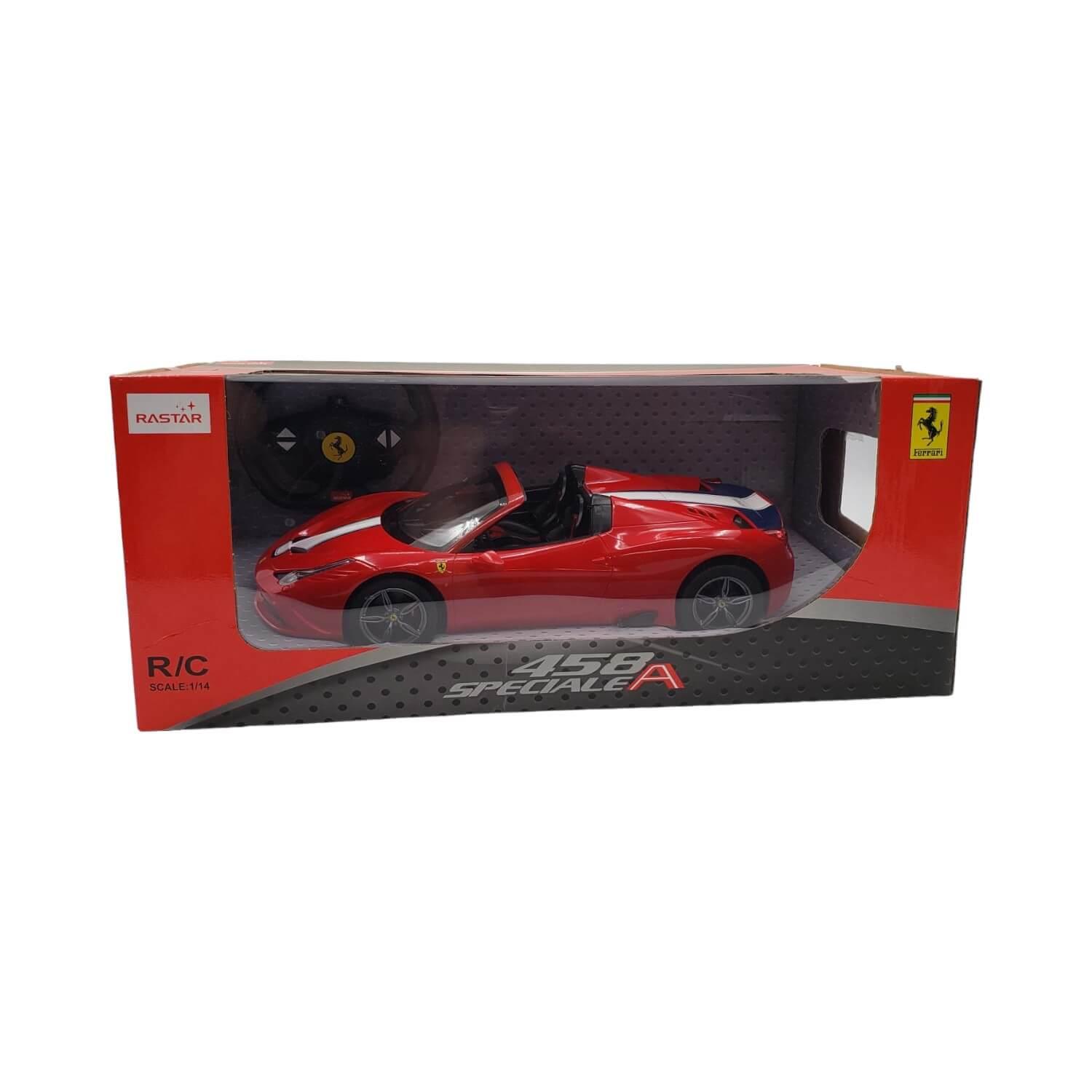 AUTO COLECCIÓN A CONTROL REMOTO RASTAR RA73400 ROJO FERRARI 458 SPECIALE