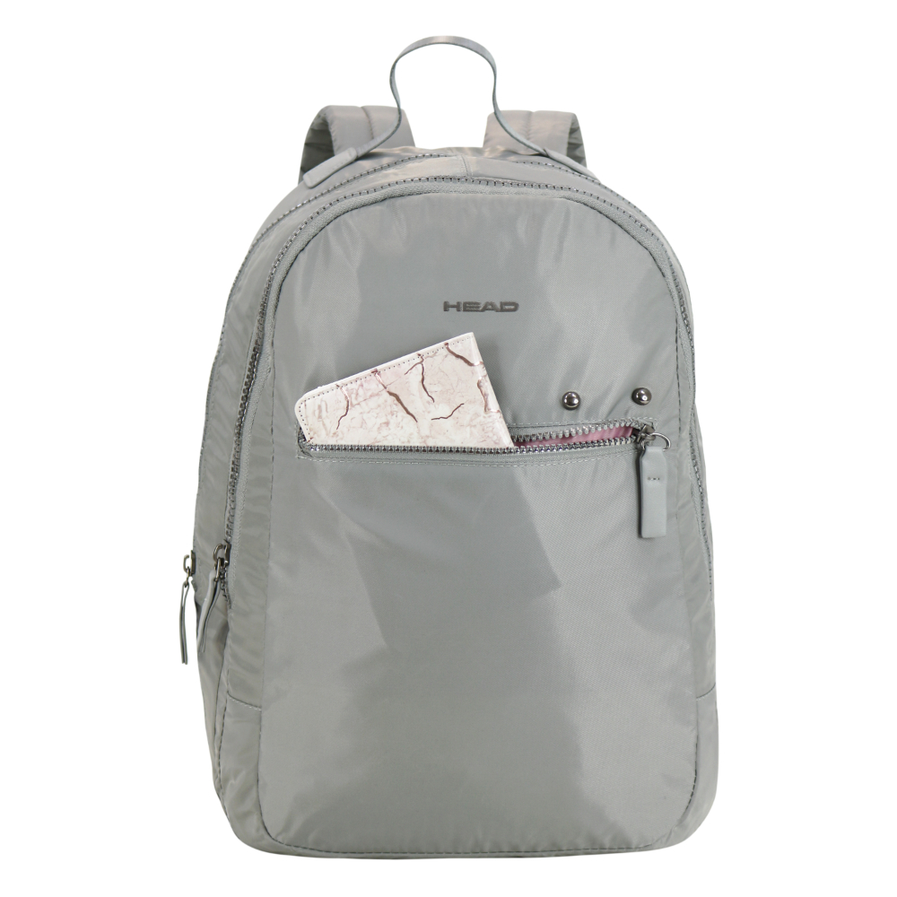 MOCHILA MUJER PORTA NOTEBOOK NEW CLOUD GRIS HEAD