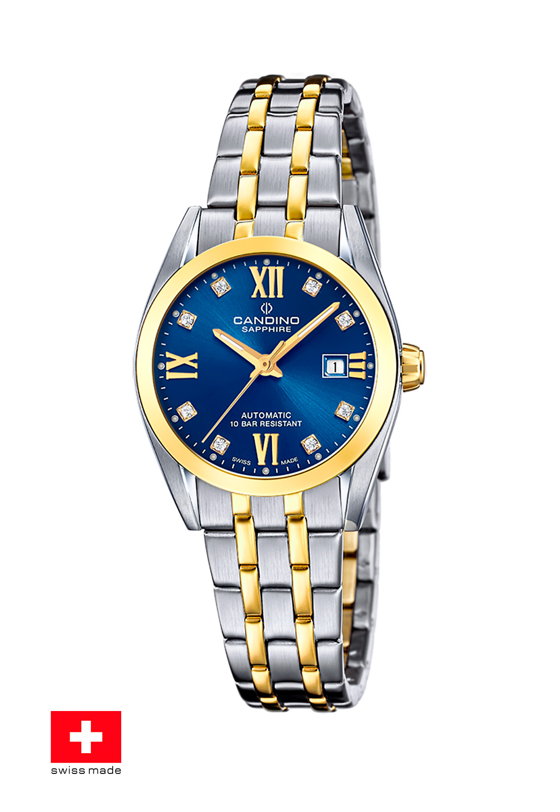 RELOJ C4704/2 CANDINO SWISS AZUL MUJER COUPLES CLASSIC
