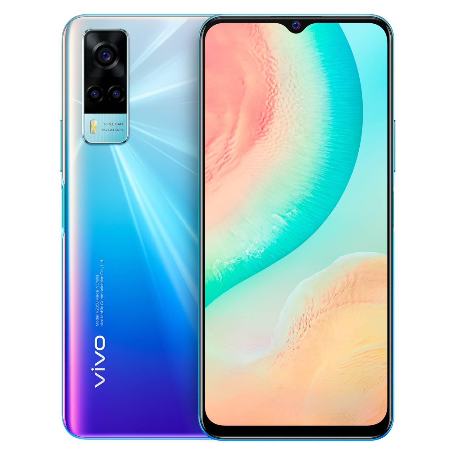 Celular Vivo Y53s 128 Gb 8 Gb Ram 64 Mp F 1 8 2 Mp F 2 4 2 Mp 6 5