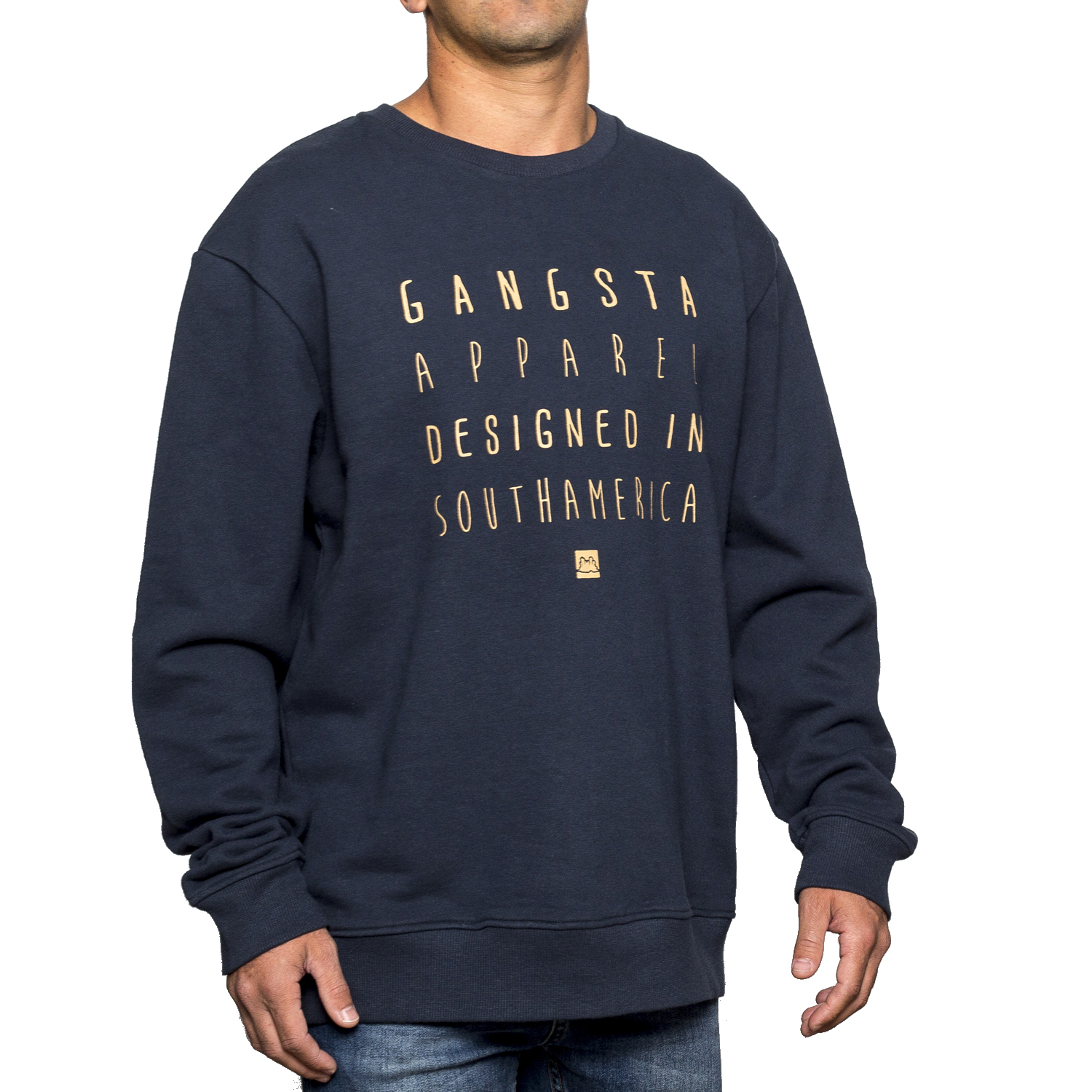 POLERON HANDWRITTEN AZUL GANGSTA
