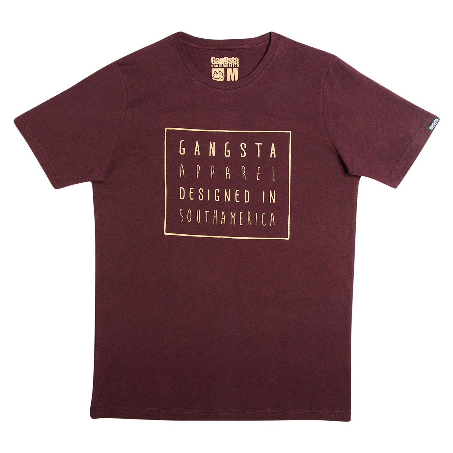 POLERA HANDWRITTEN BURDEO GANGSTA