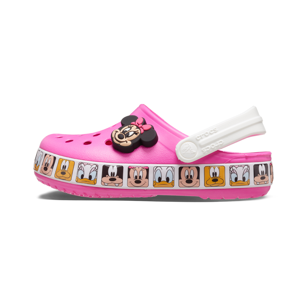 Ripley - ZUECO NIÑO CROCS PINK FUN LAB MINNIE MOUSE BAND TD ELECTRIC