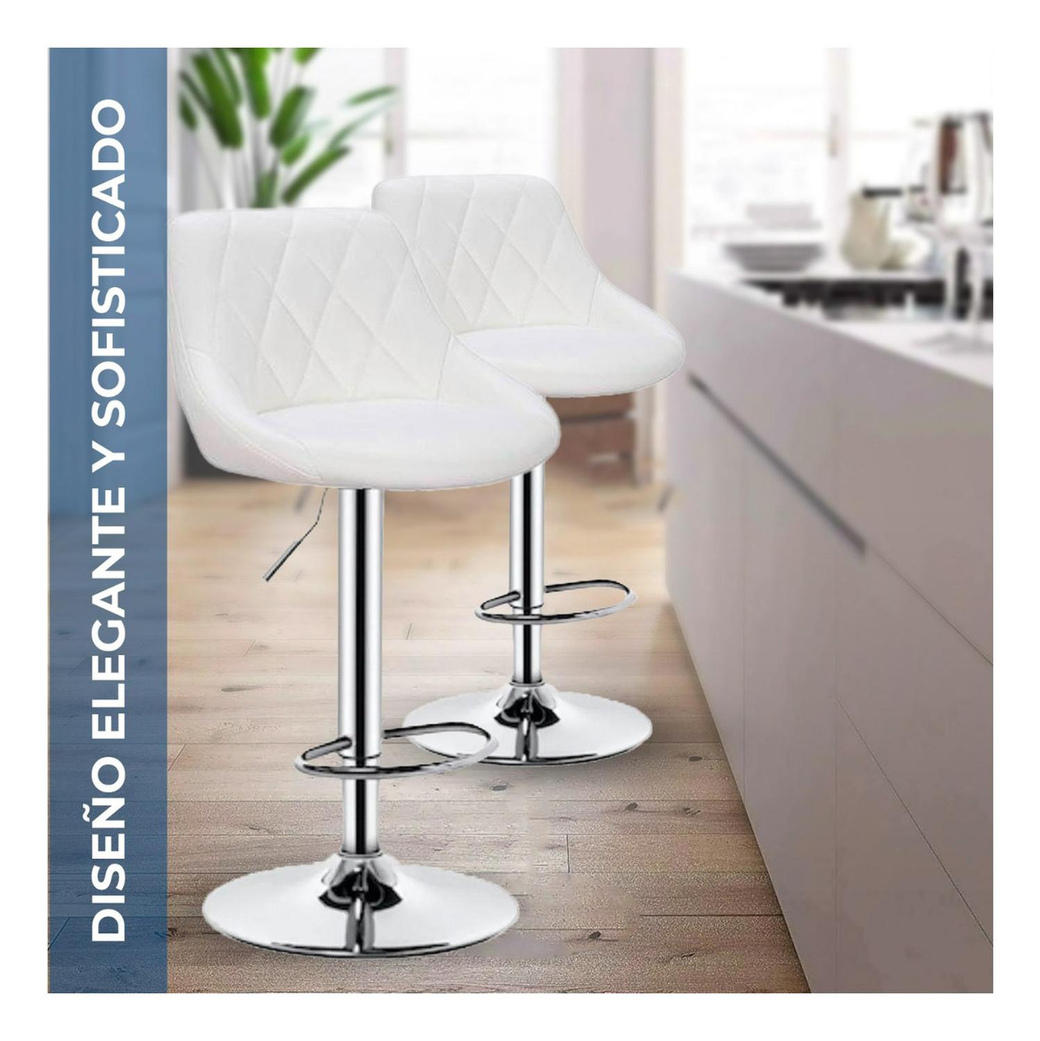 Ripley - PACK 2 SILLA PISO BAR CON RESPALDO
