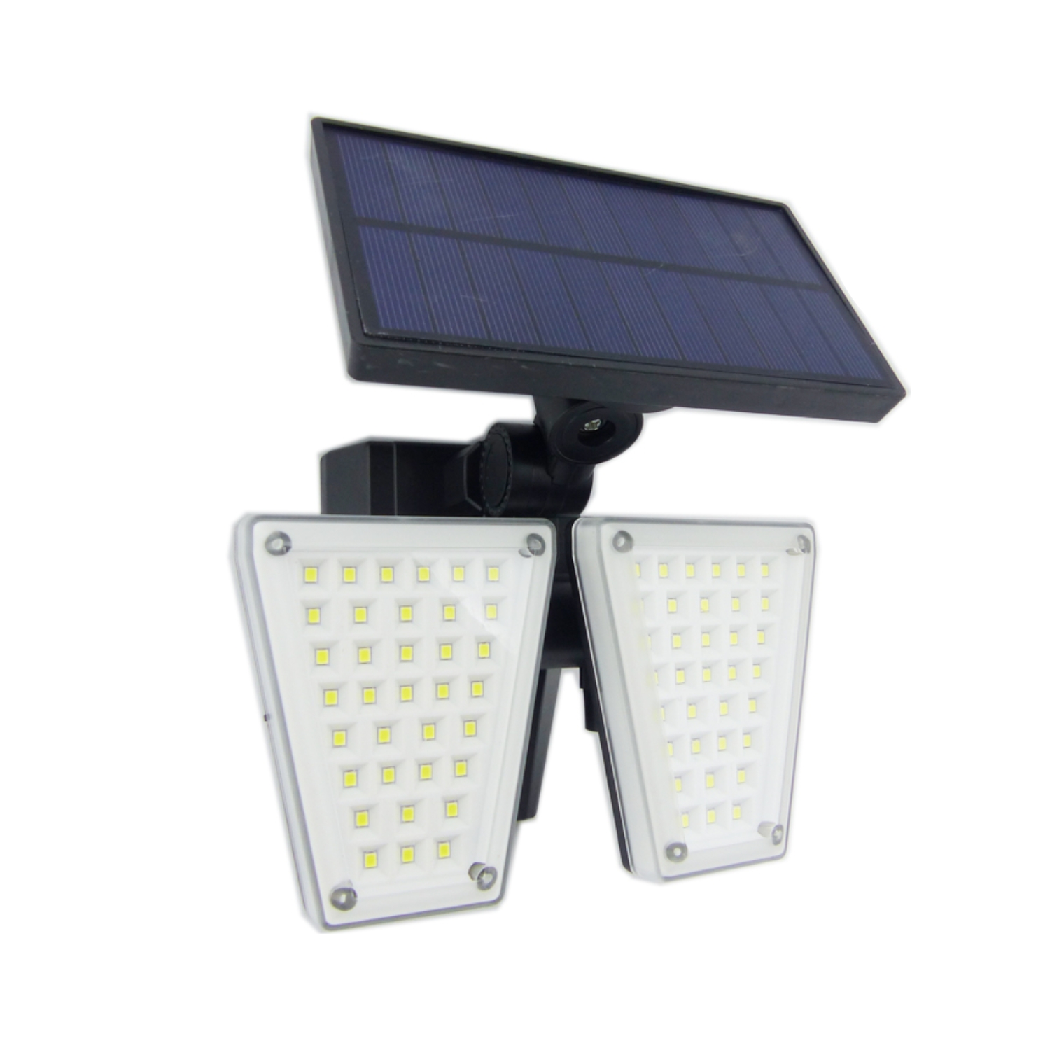 PROYECTOR SOLAR LED DOBLE MINI 60 WATT ARTICULADO PVC SENSOR