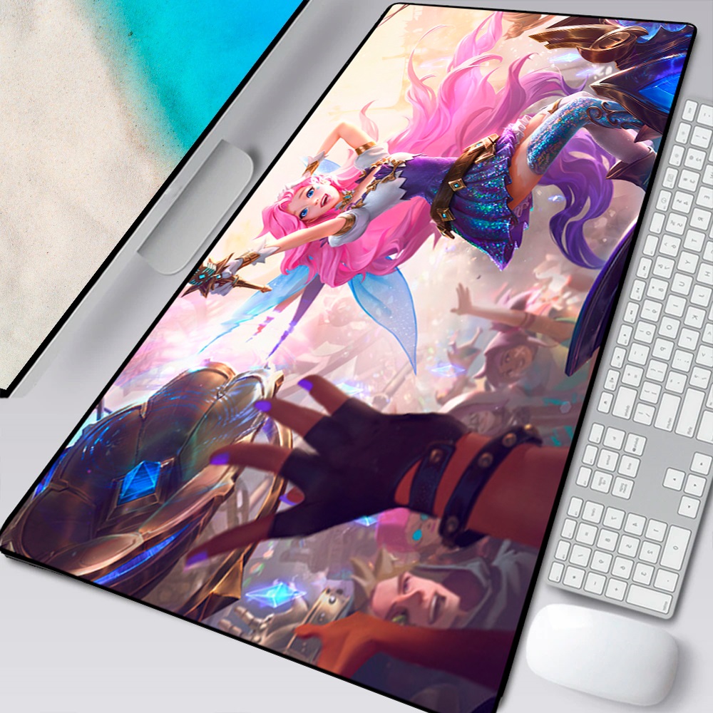 Ripley - MOUSE PAD GAMER XL LEAGUE OF LEGENDS SERAPHINE 90 X 40 CM