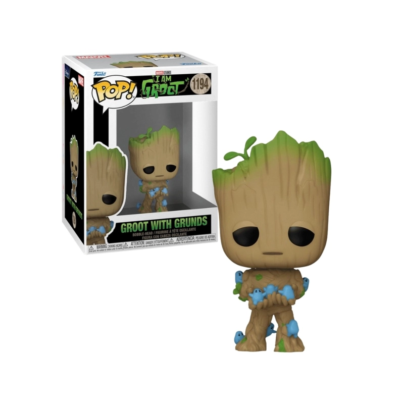 FUNKO POP MARVEL I AM GROOT W GRUNDS