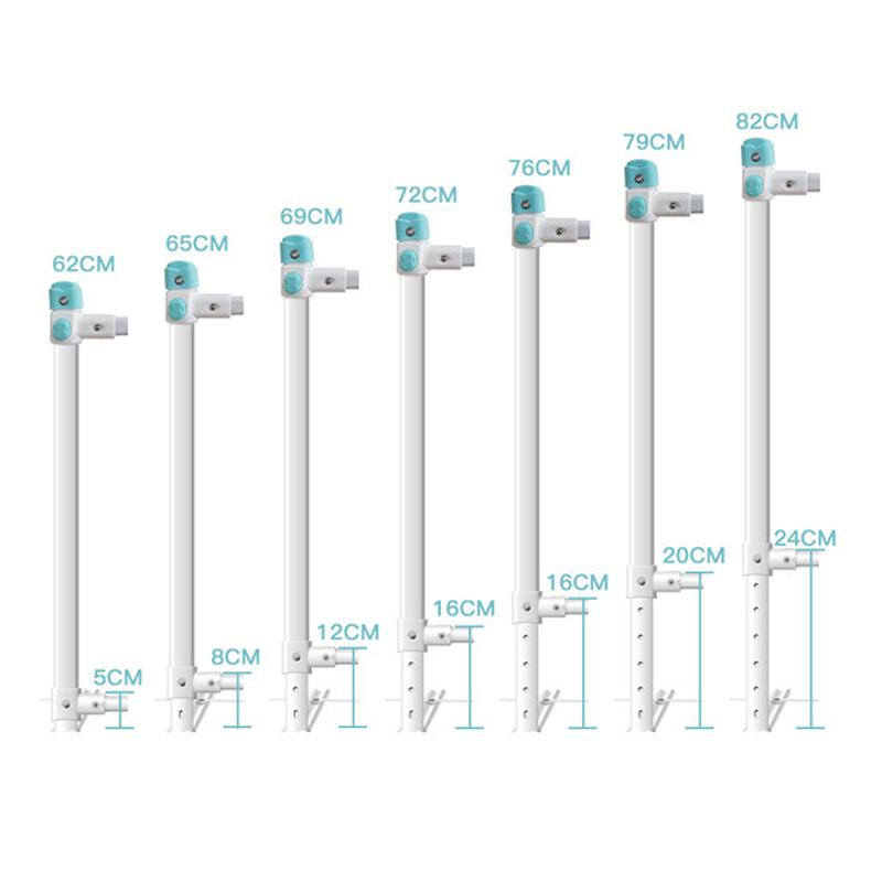 BARANDA CAMA SEGURIDAD MUNDO ONLINE ROSADO BEBE PLEGABLE 150CM
