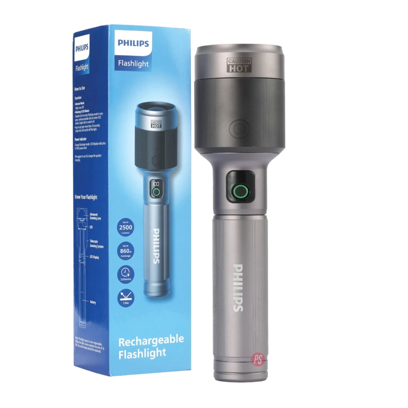 LINTERNA LED PHILIPS 860 METROS POTENCIA PROFESIONAL - PS