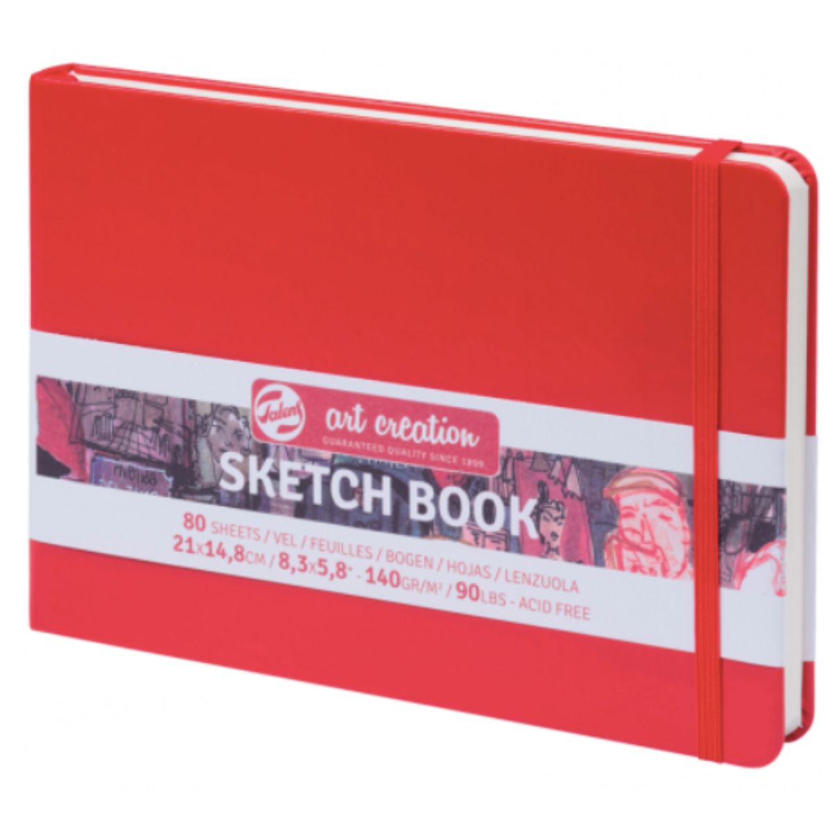 Ripley - LIBRETA ART CREATION EN COLOR EN COLOR ROJO 21X14,8CM 140GR ...